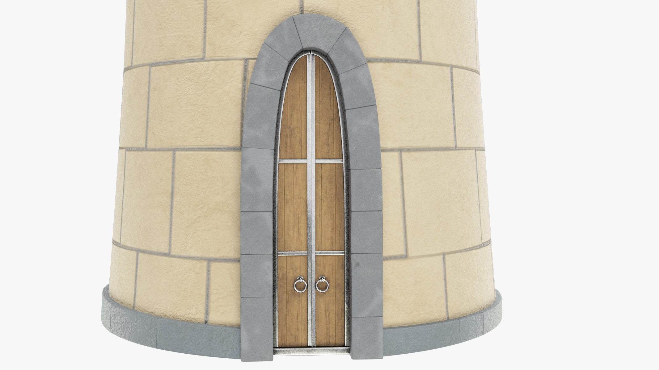 modèle 3D de Tour de guet du château stylisé - TurboSquid 1677355