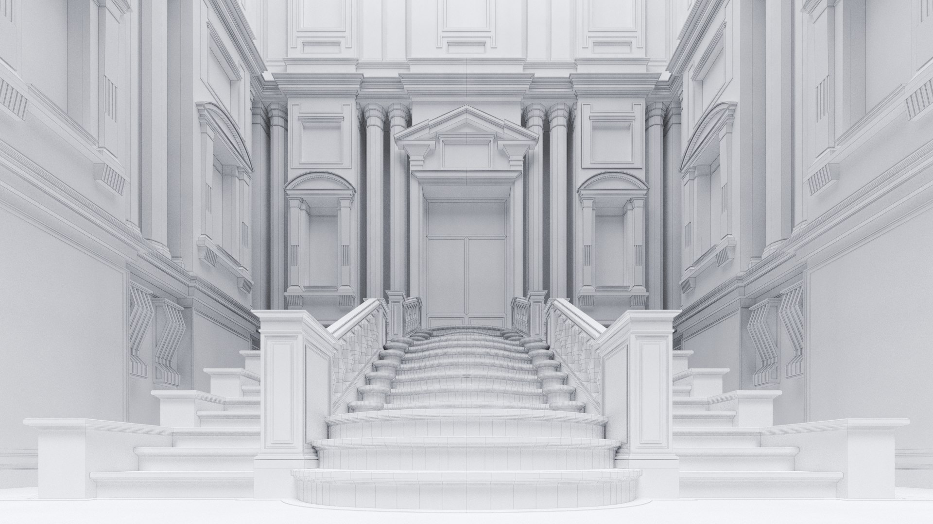 3D Michelangelo s Laurentian Library in Florence model - TurboSquid 1909235
