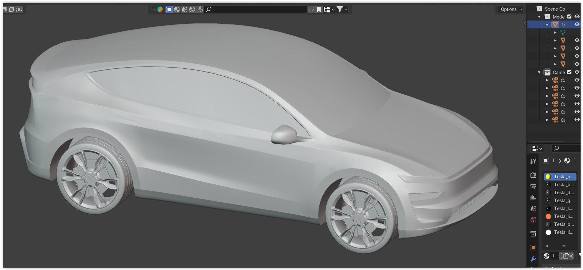 3D Tesla Juniper 2025 Exterior Stylized - TurboSquid 2386550