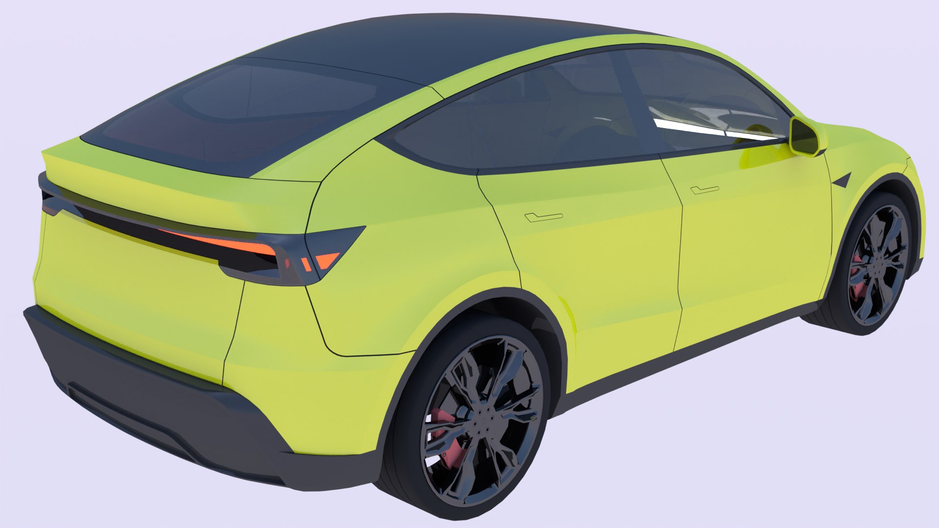3D Tesla Juniper 2025 Exterior Stylized - TurboSquid 2386550