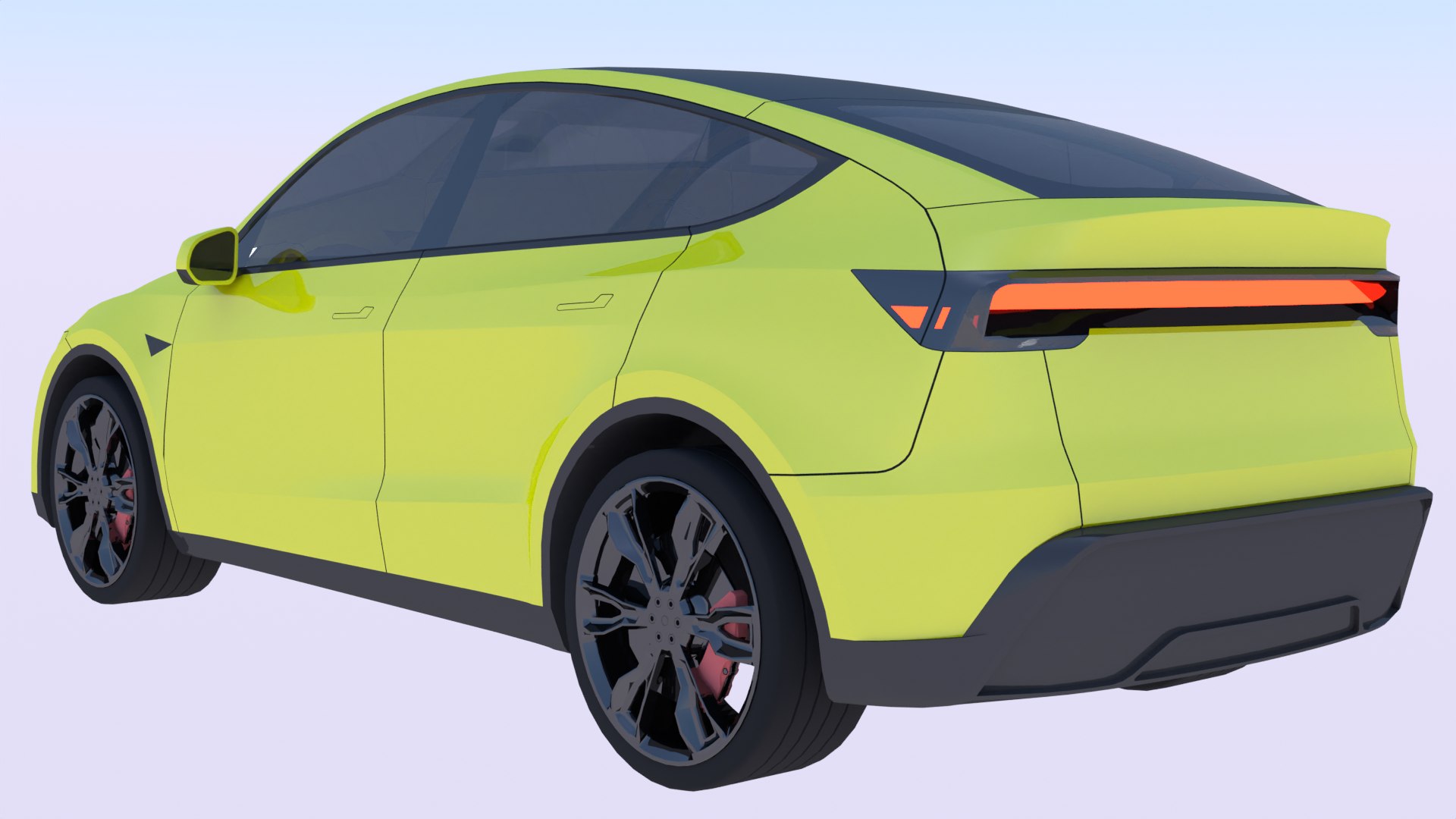 3D Tesla Juniper 2025 Exterior Stylized - TurboSquid 2386550