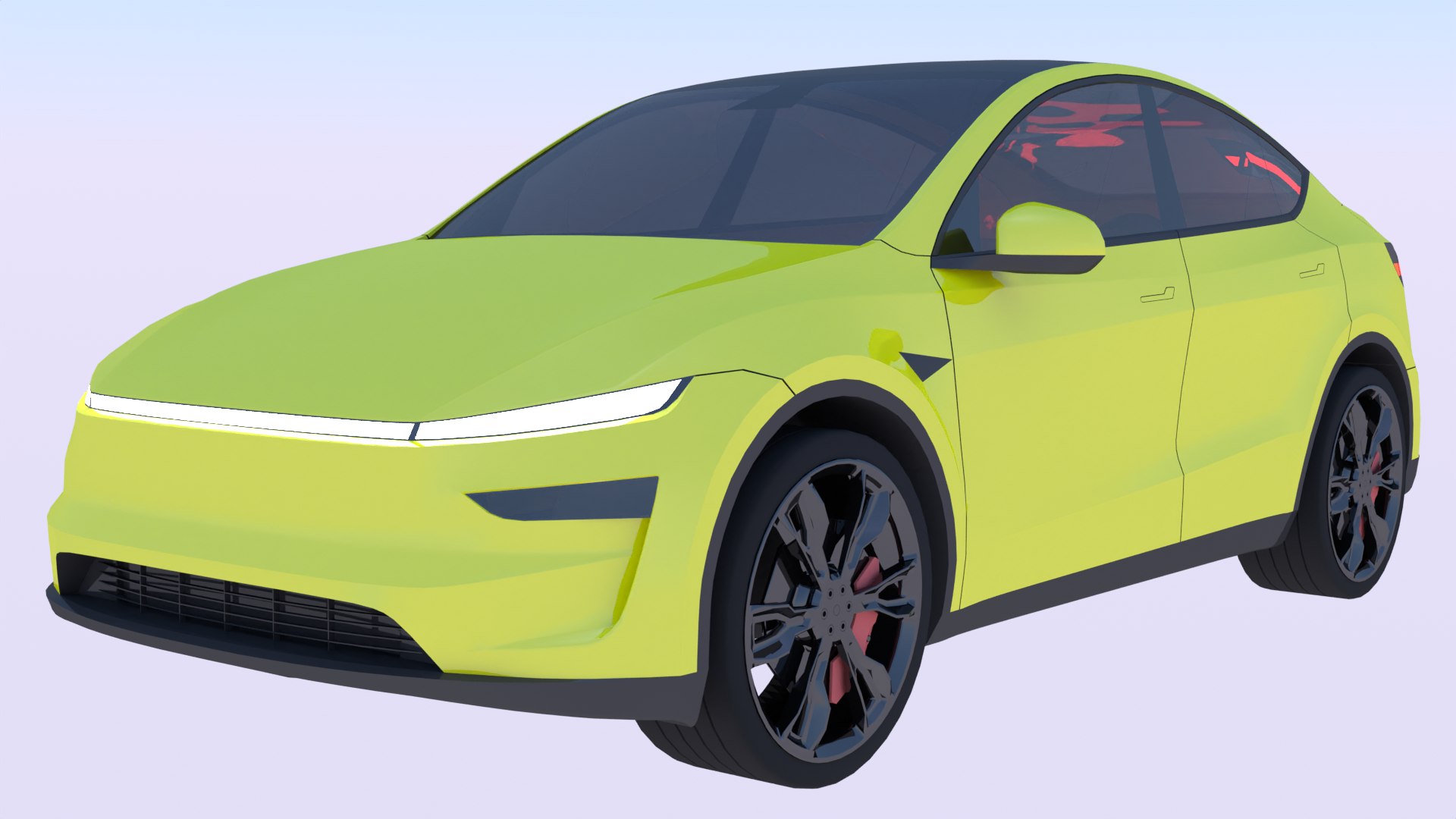 3D Tesla Juniper 2025 Exterior Stylized - TurboSquid 2386550