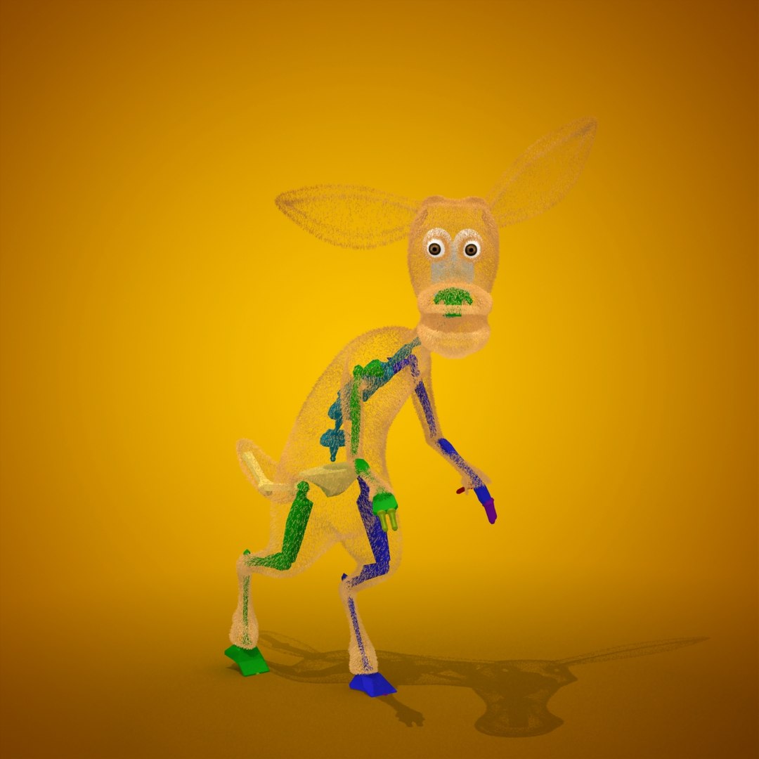 3d Model Elliot Deer