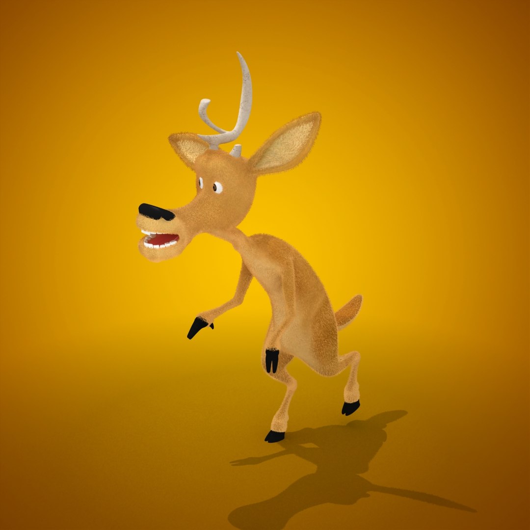 3d Model Elliot Deer