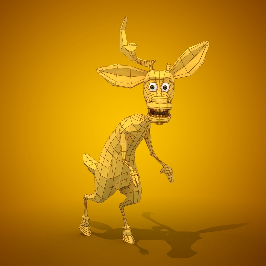 3d Model Elliot Deer