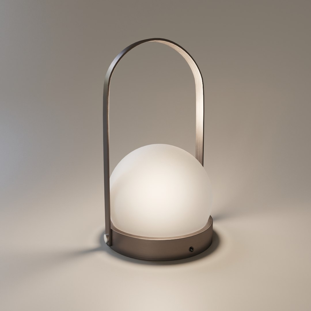 Menu Carrie LED Portable Lamp 3D Model - TurboSquid 1726395