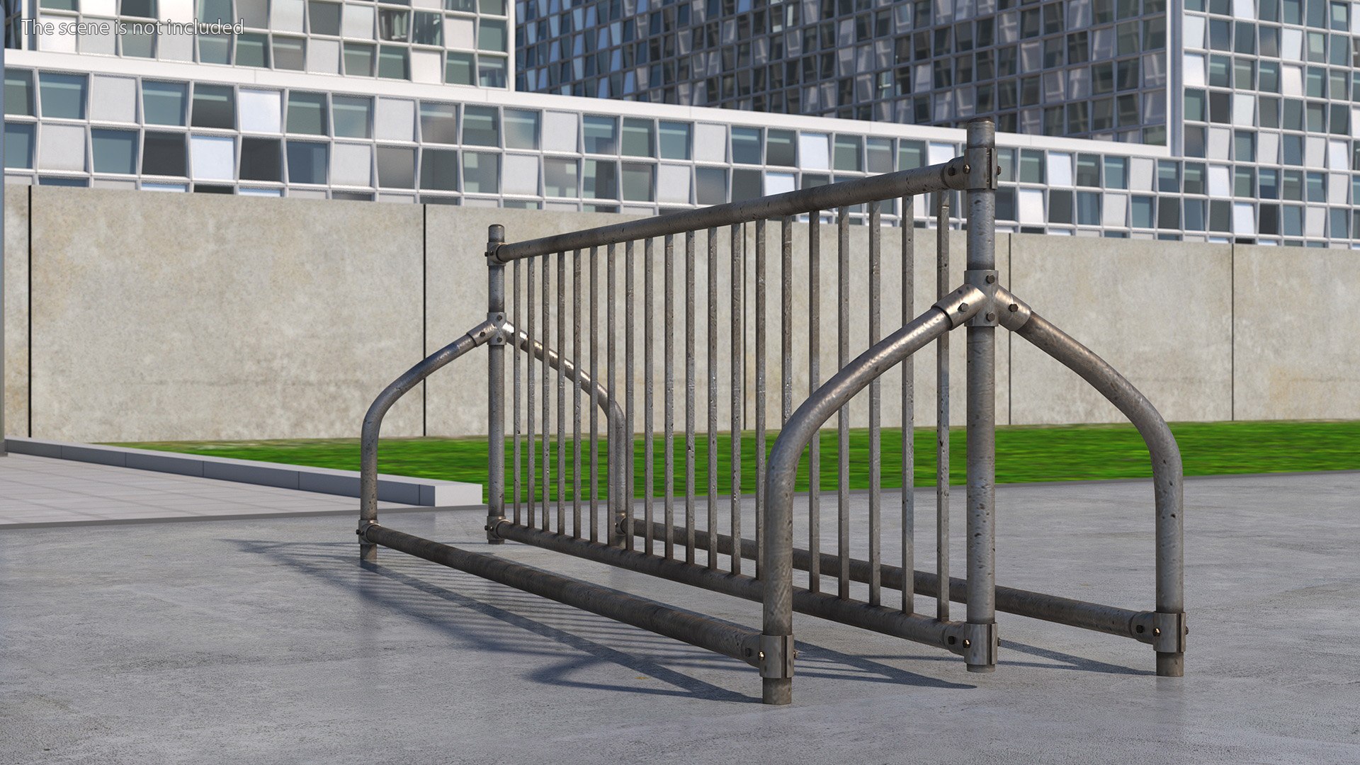 Double Sided Bike Rack Model - TurboSquid 2240376