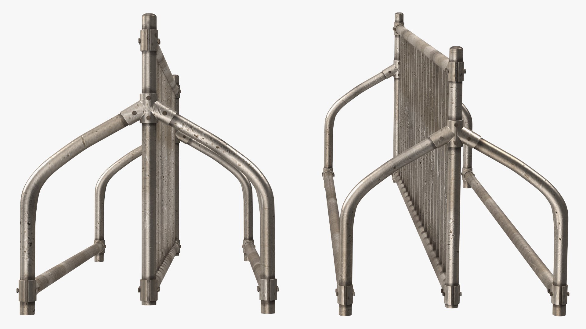 Double Sided Bike Rack Model - TurboSquid 2240376