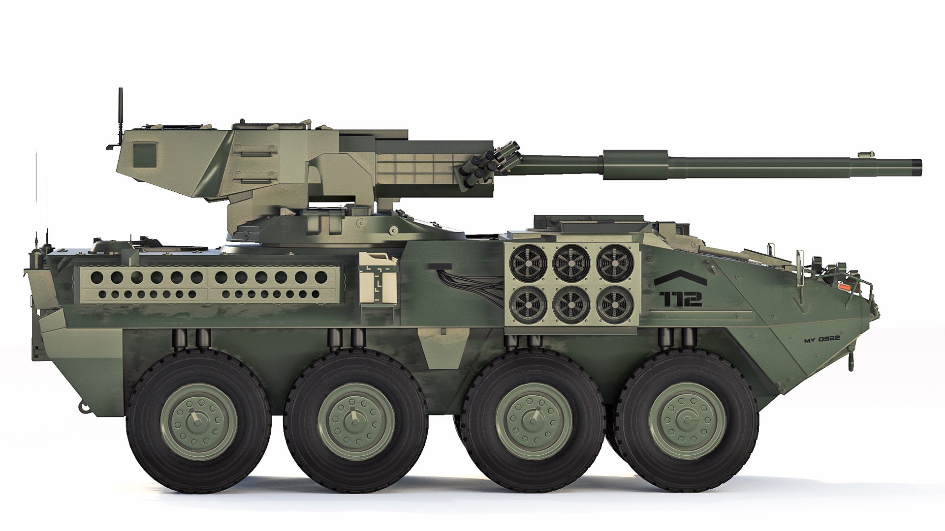 3D M1128 Stryker MGS 2003 Model - TurboSquid 2060393