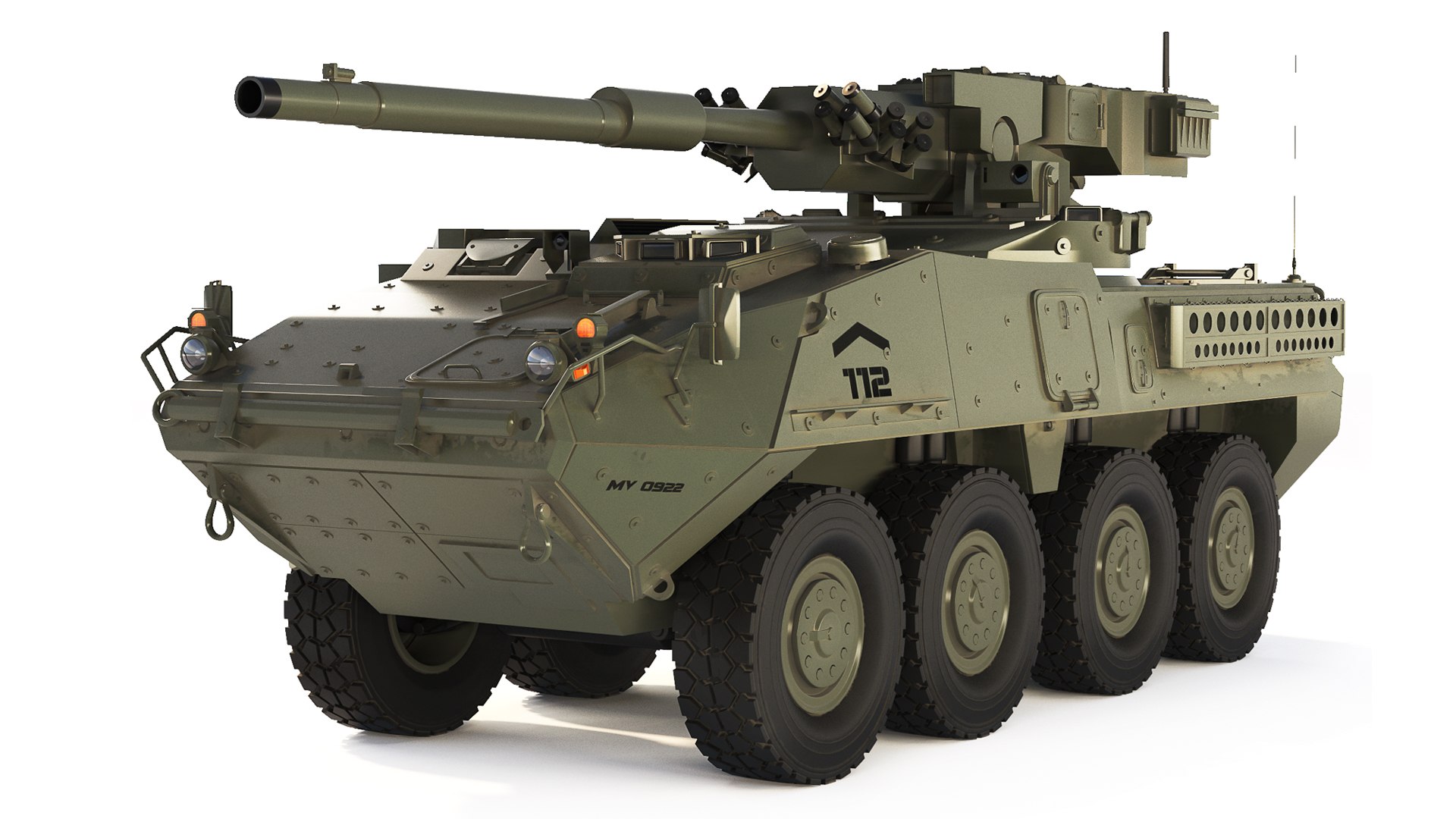 3D M1128 Stryker MGS 2003 Model - TurboSquid 2060393