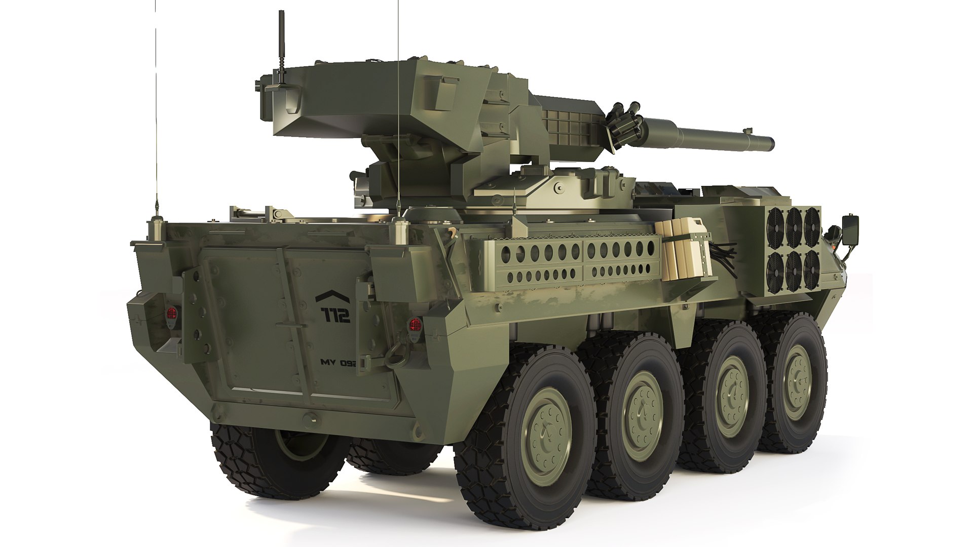 3D M1128 Stryker MGS 2003 Model - TurboSquid 2060393