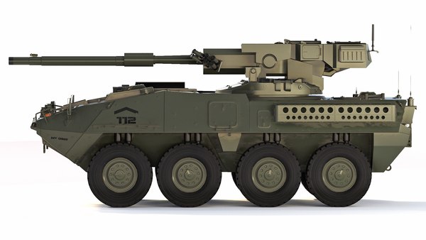 modelo 3d M1128 Stryker MGS 2003 - TurboSquid 2060393
