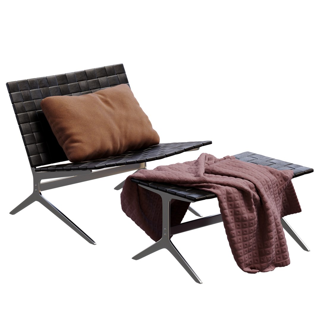 KAY LOUNGE By Poliform 3D Model - TurboSquid 1965436