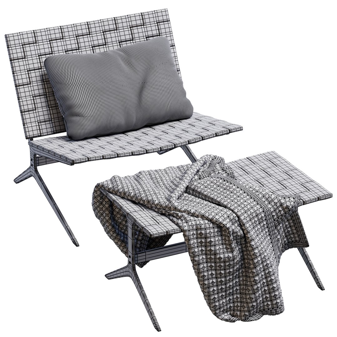 KAY LOUNGE By Poliform 3D Model - TurboSquid 1965436