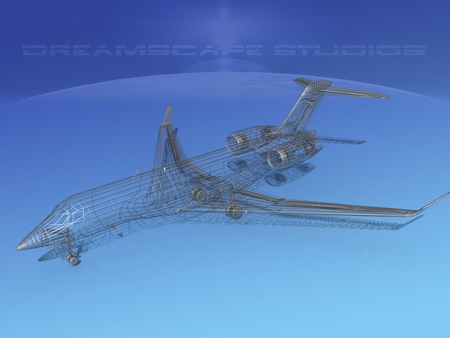 Turbines Bombardier Global Express 3d Dxf