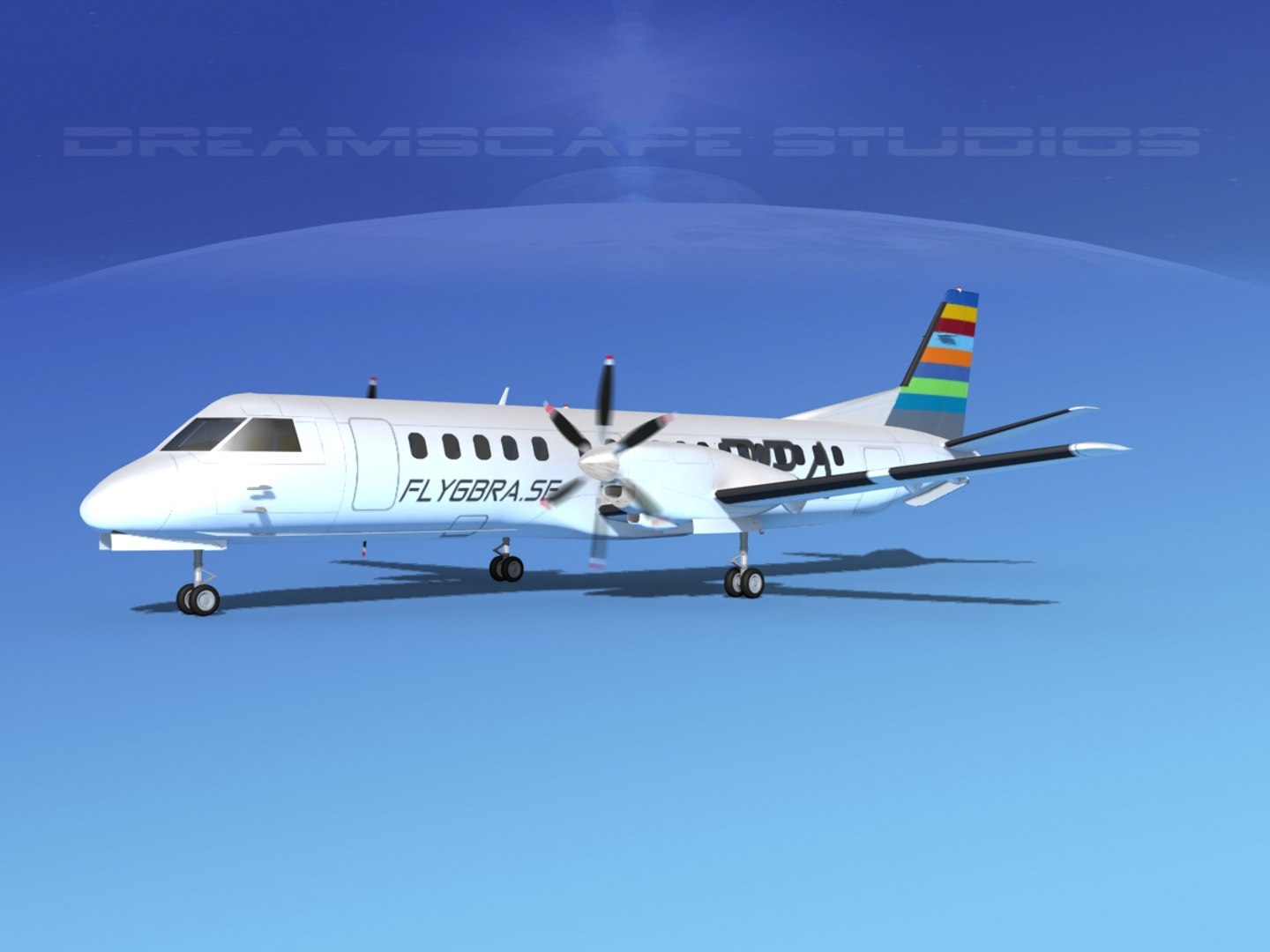 3D Cockpit Saab 2000 - TurboSquid 1203943