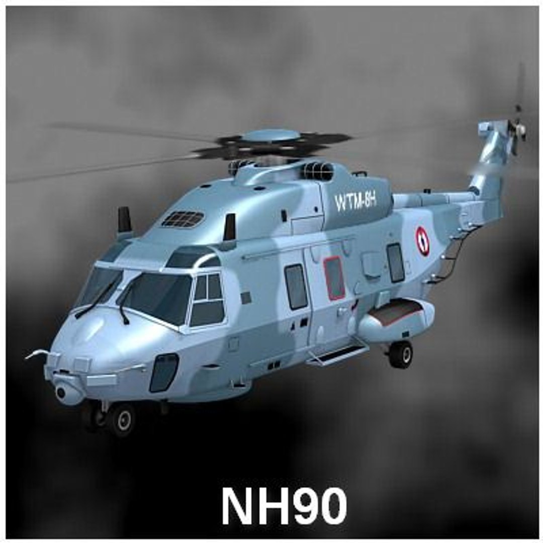 Nato Fregate Helicopter Nh90 Max