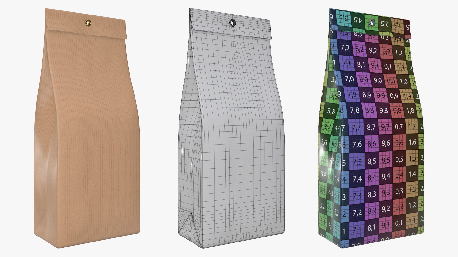 Pack Package Bag Model - TurboSquid 1513219