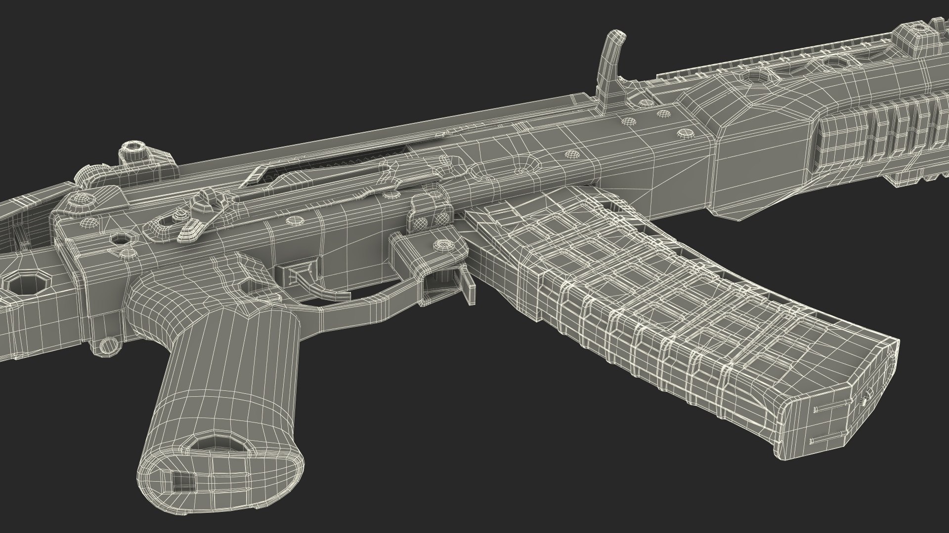 Kalashnikov Assault Rifle AK-12 3D - TurboSquid 2130183
