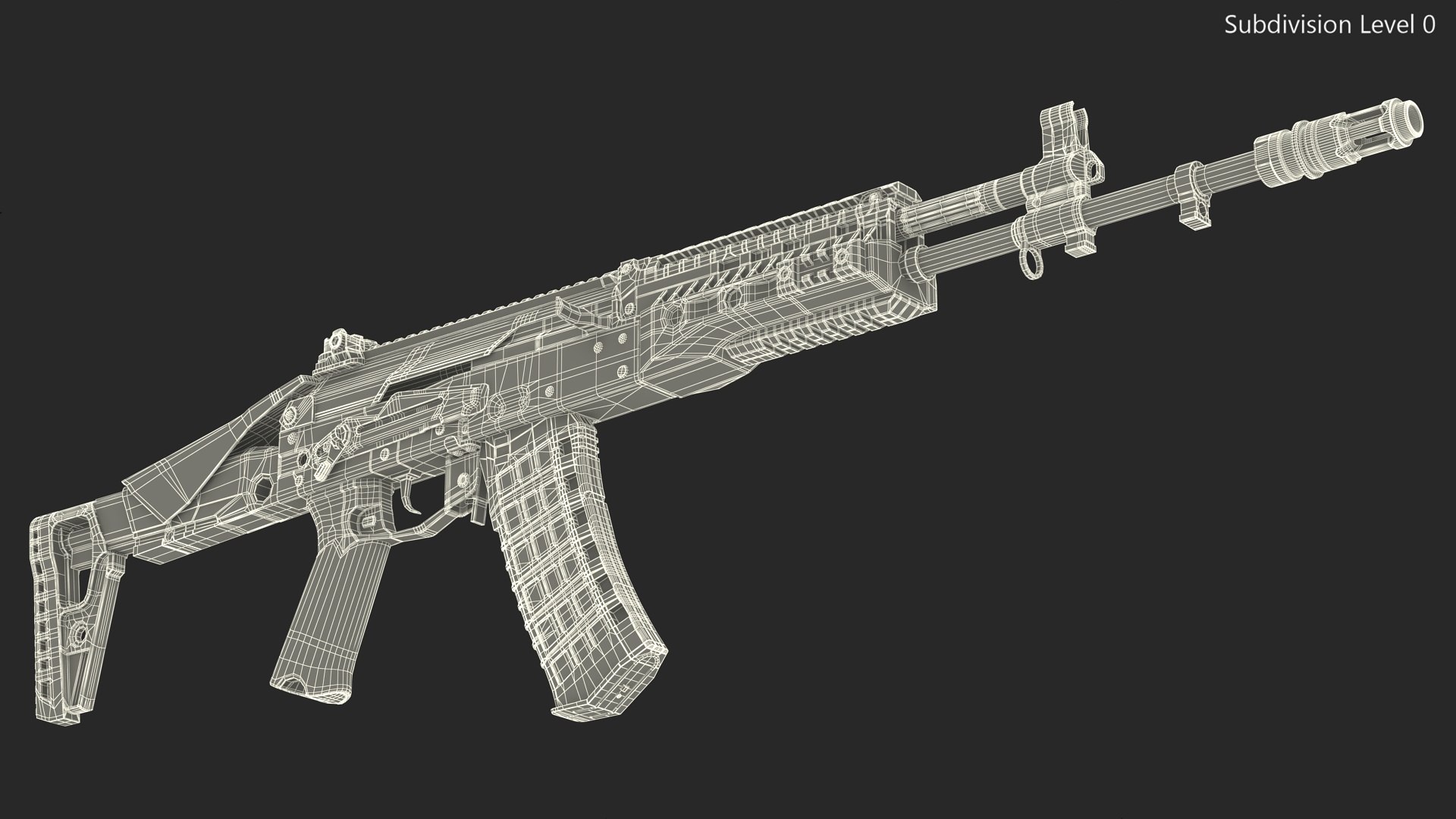 Kalashnikov Assault Rifle AK-12 3D - TurboSquid 2130183