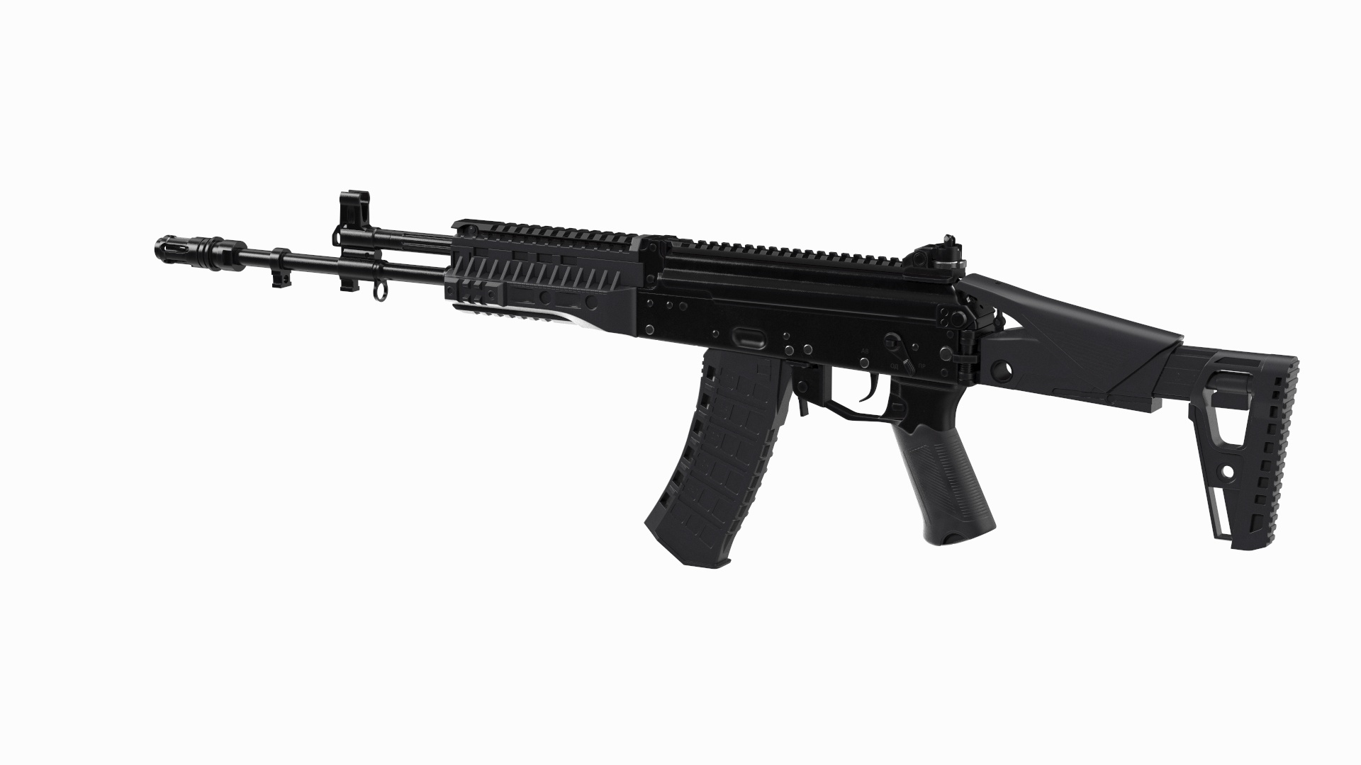 Kalashnikov Assault Rifle AK-12 3D - TurboSquid 2130183