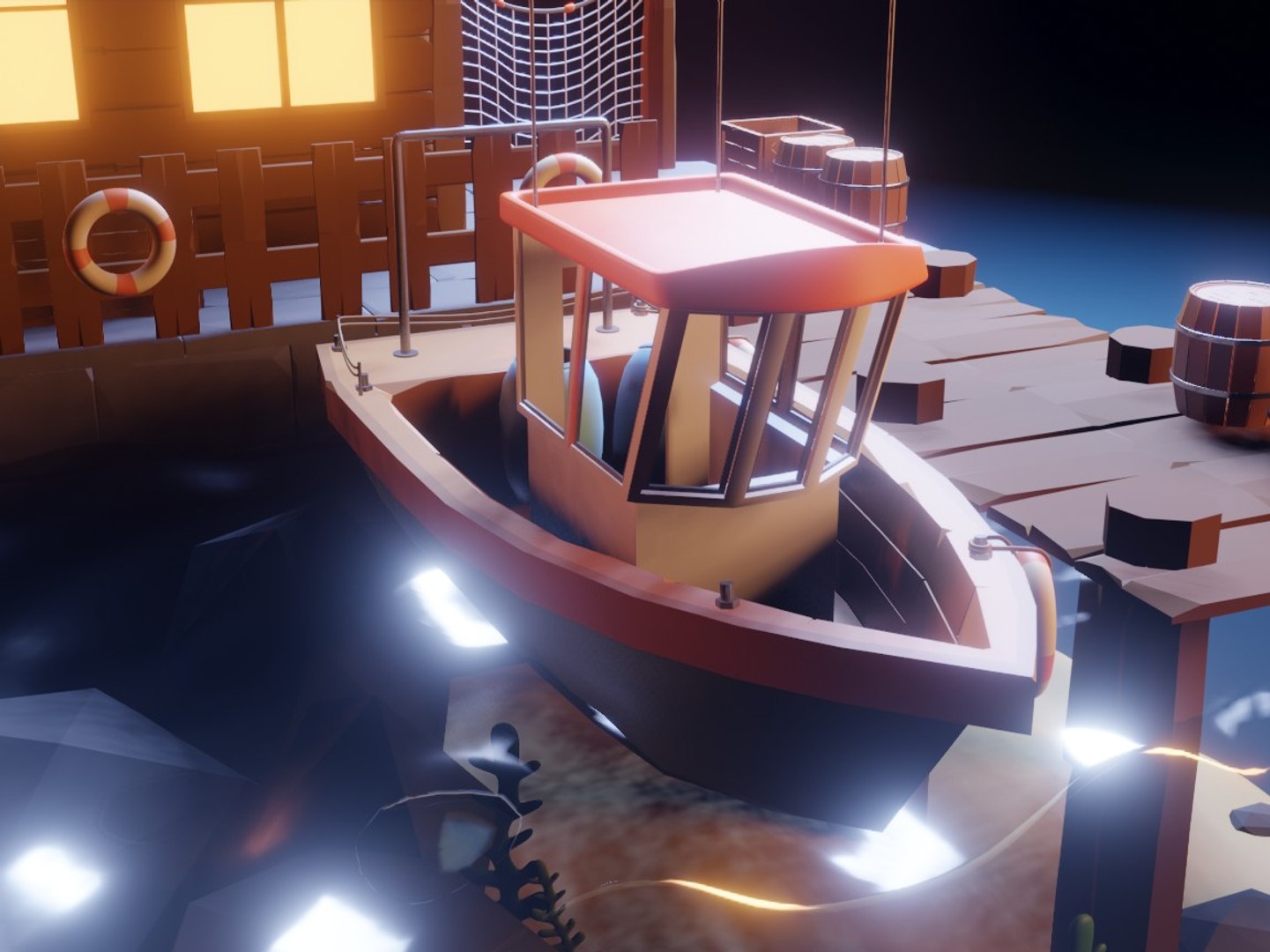 3D Model Isometric Dock - TurboSquid 1602950