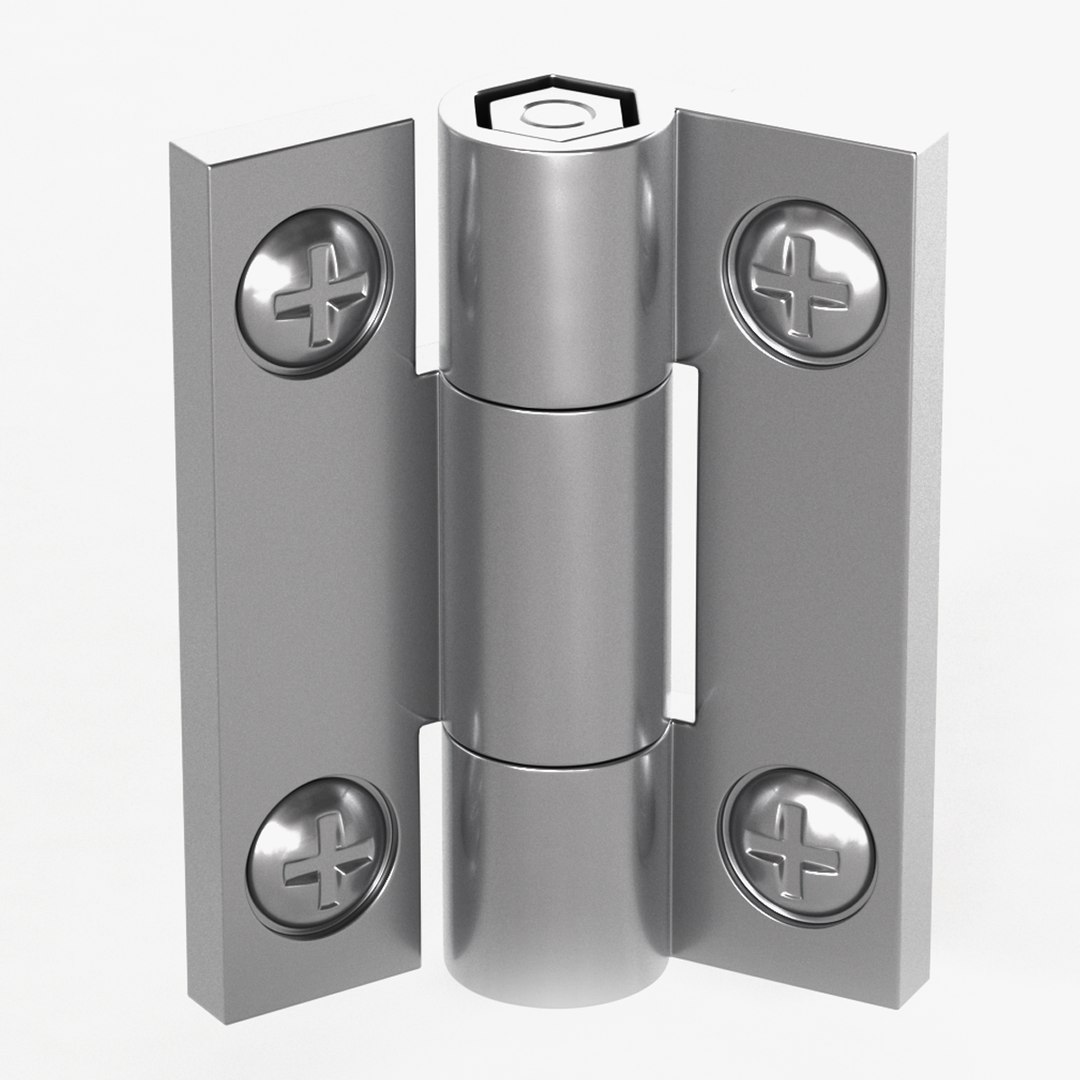 3D Basic Metal Hinge model - TurboSquid 2106649