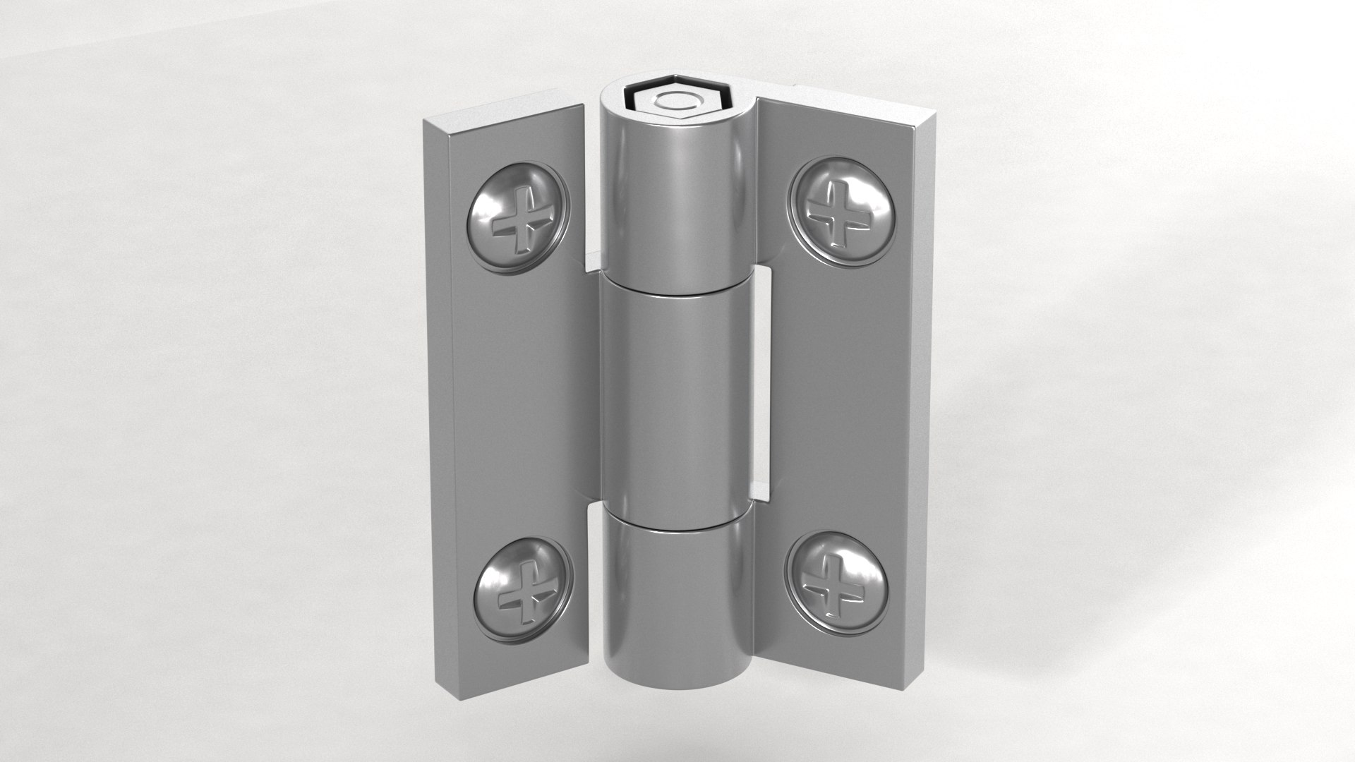 3D Basic Metal Hinge Model - TurboSquid 2106649