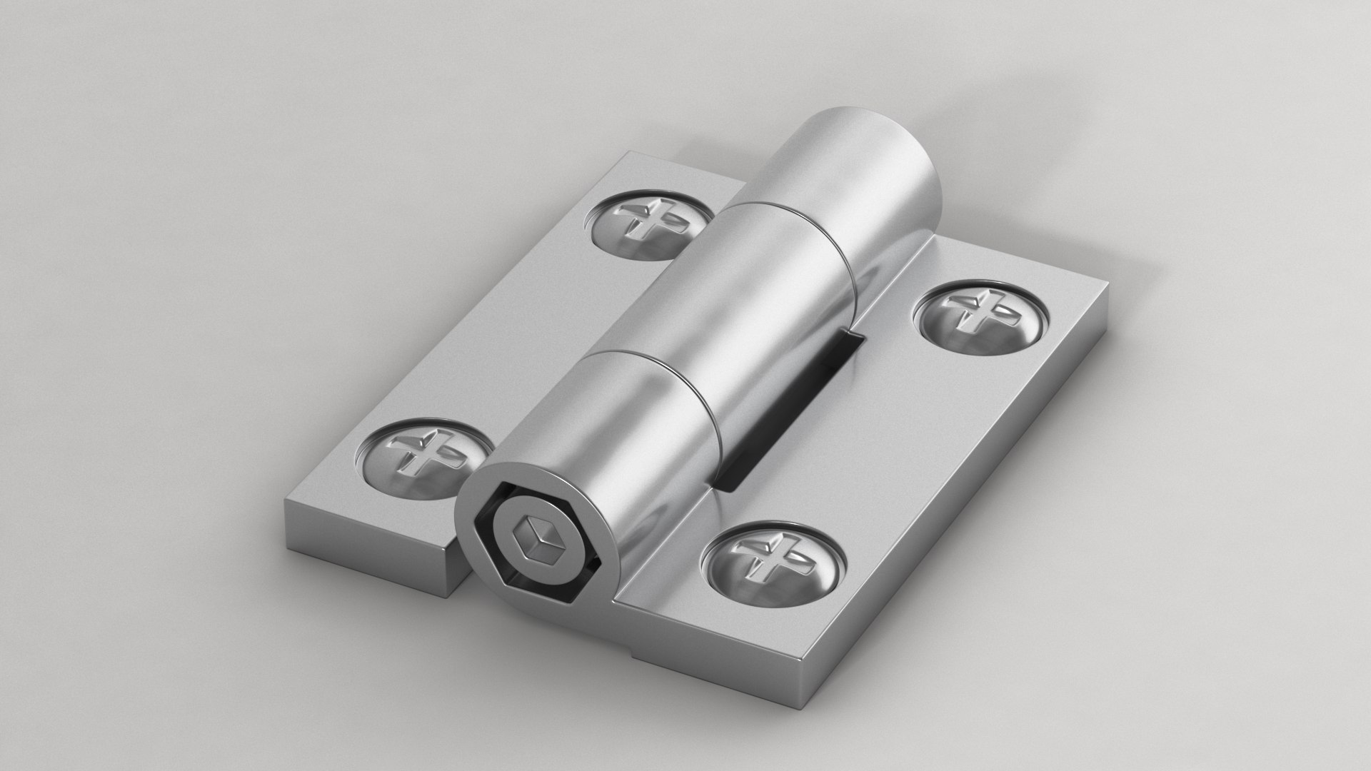 3D Basic Metal Hinge Model - TurboSquid 2106649