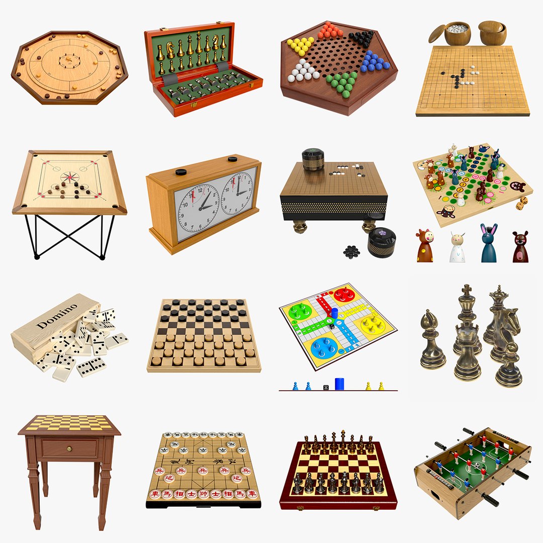 Table Games 3D Model - TurboSquid 2206265