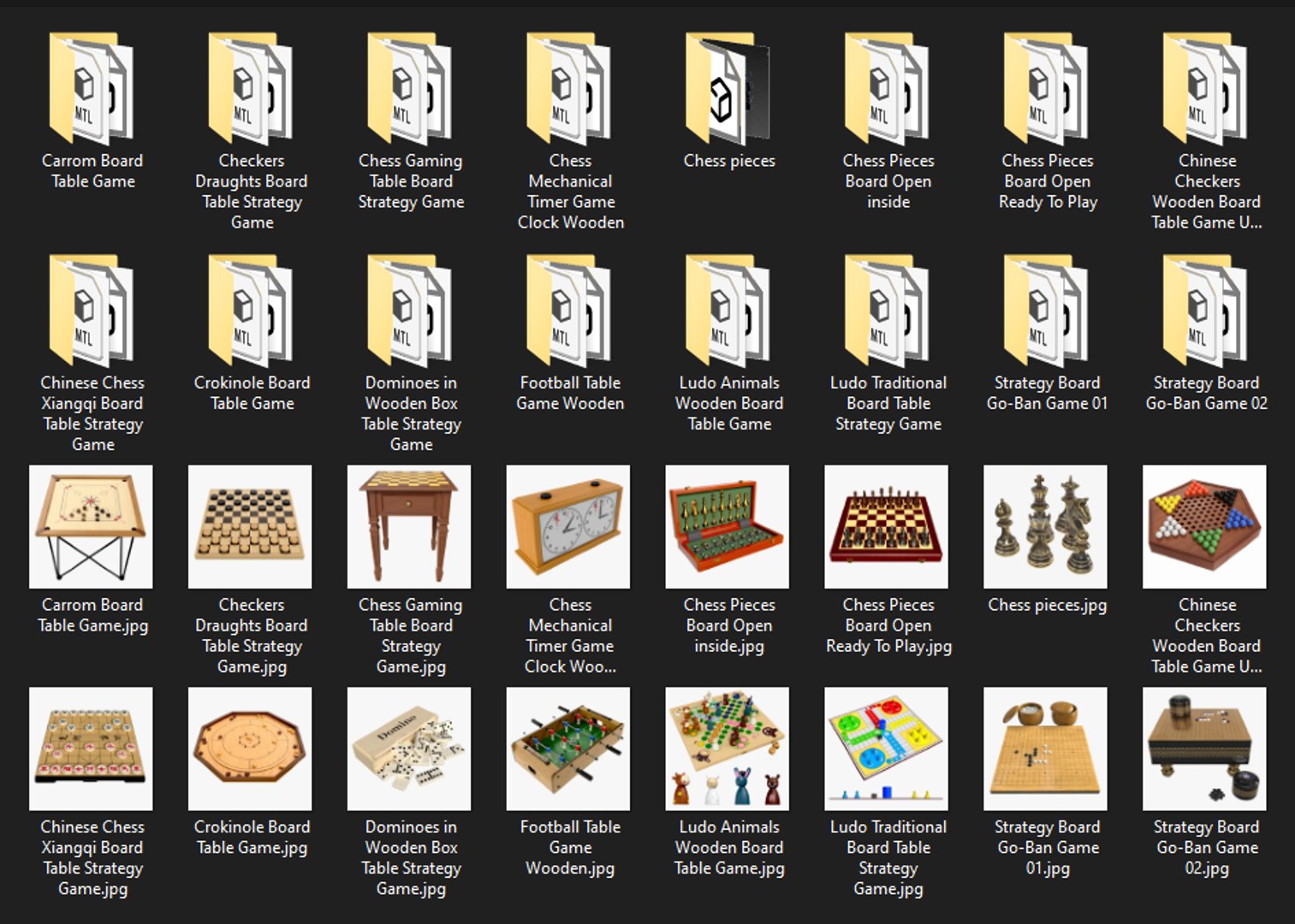 Table Games 3D Model - TurboSquid 2206265