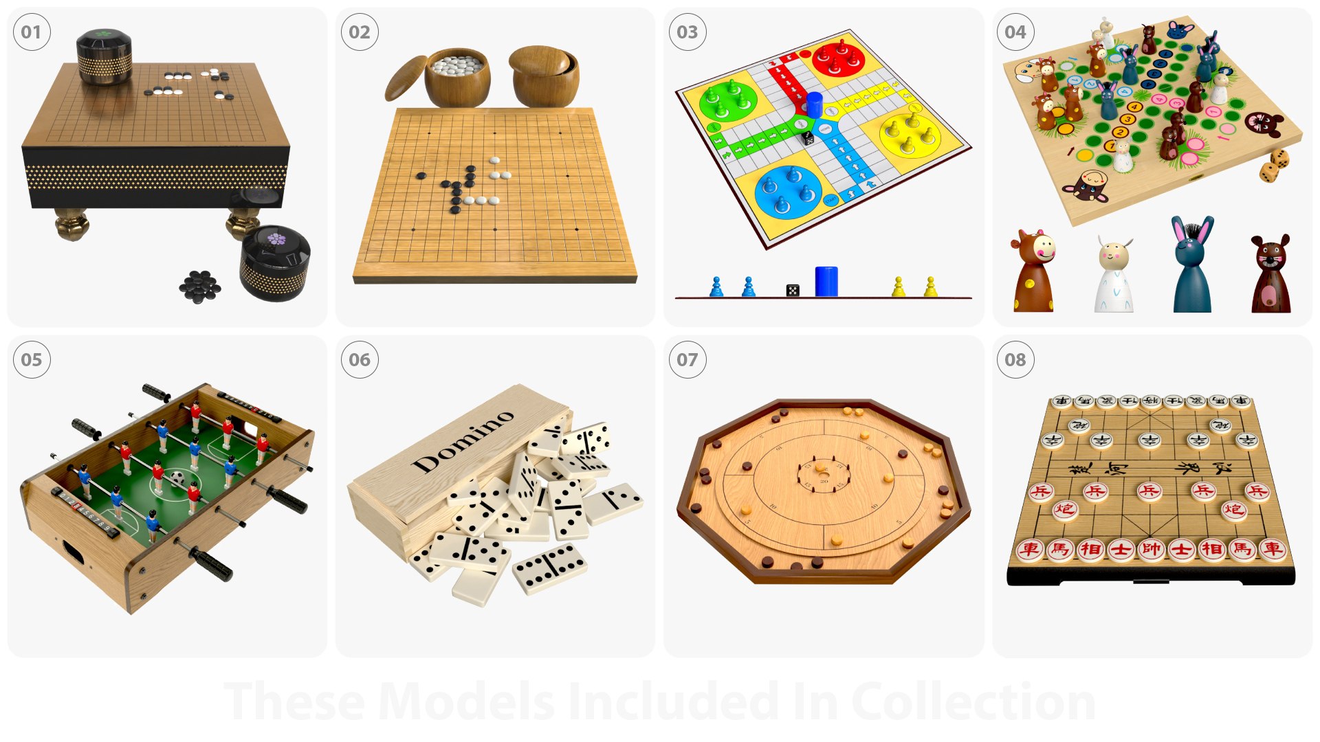 Table Games 3D Model - TurboSquid 2206265