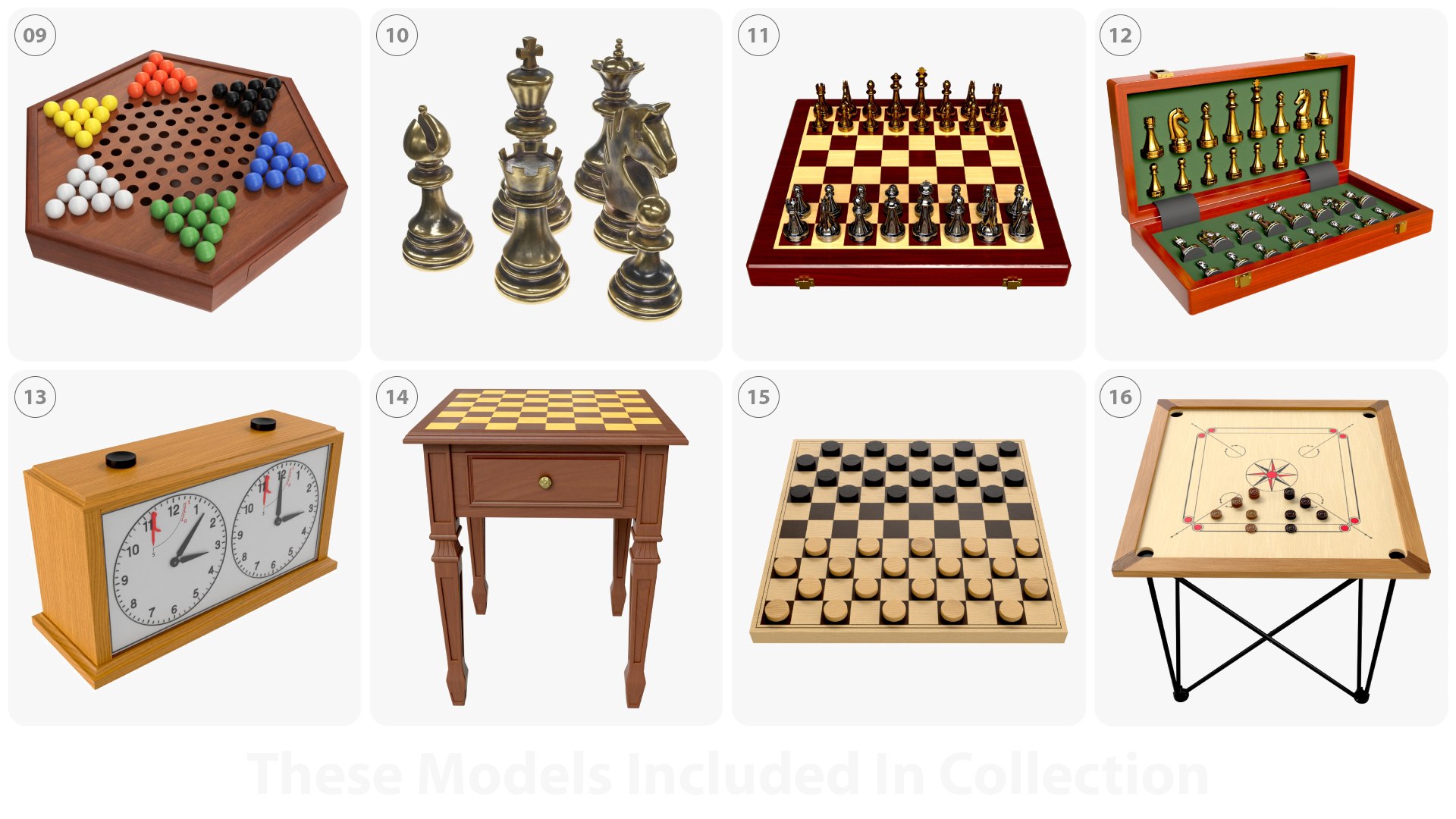 Table Games 3D Model - TurboSquid 2206265