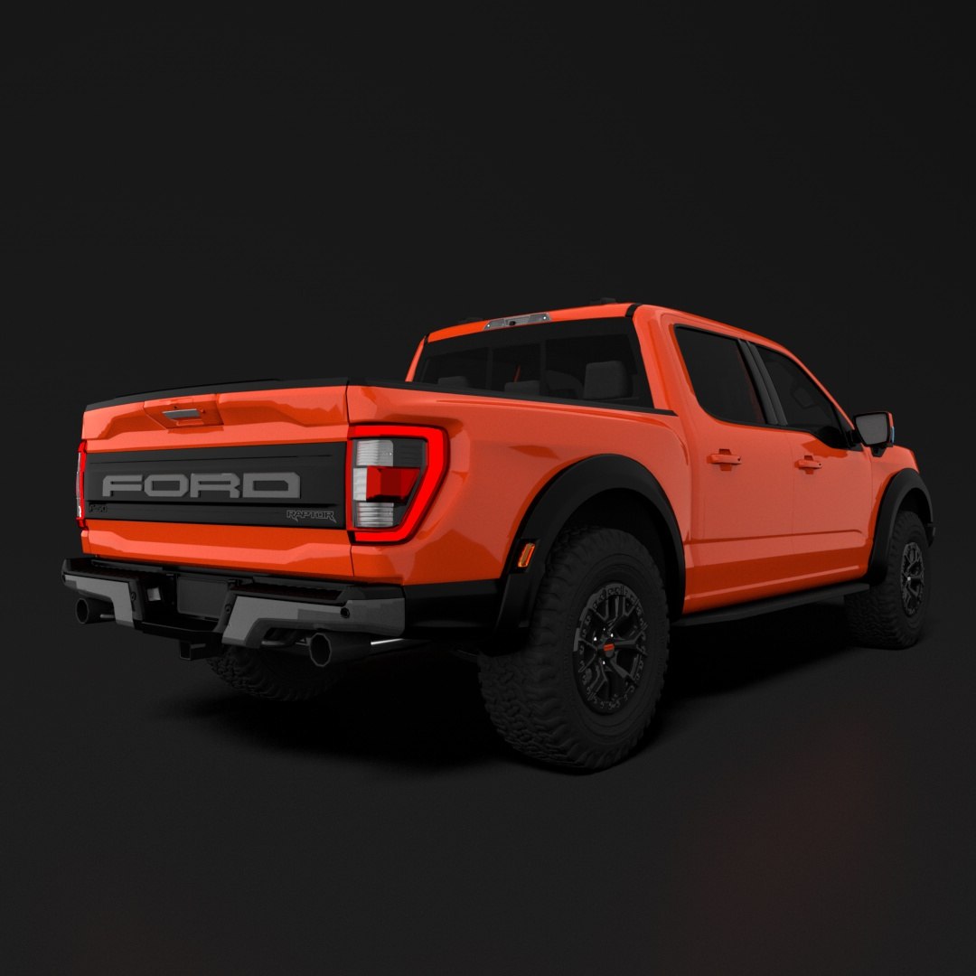 3D Ford F-150 Raptor - TurboSquid 2333438