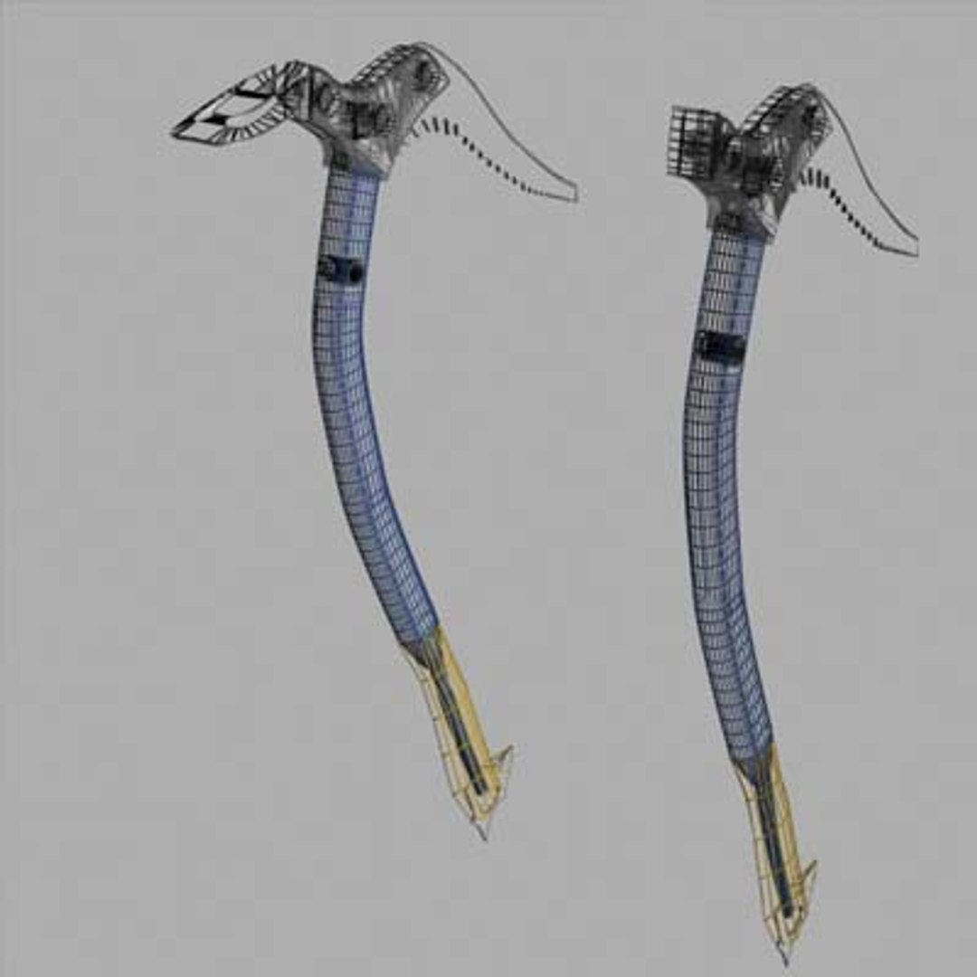 3d Model Tools Ice Axe