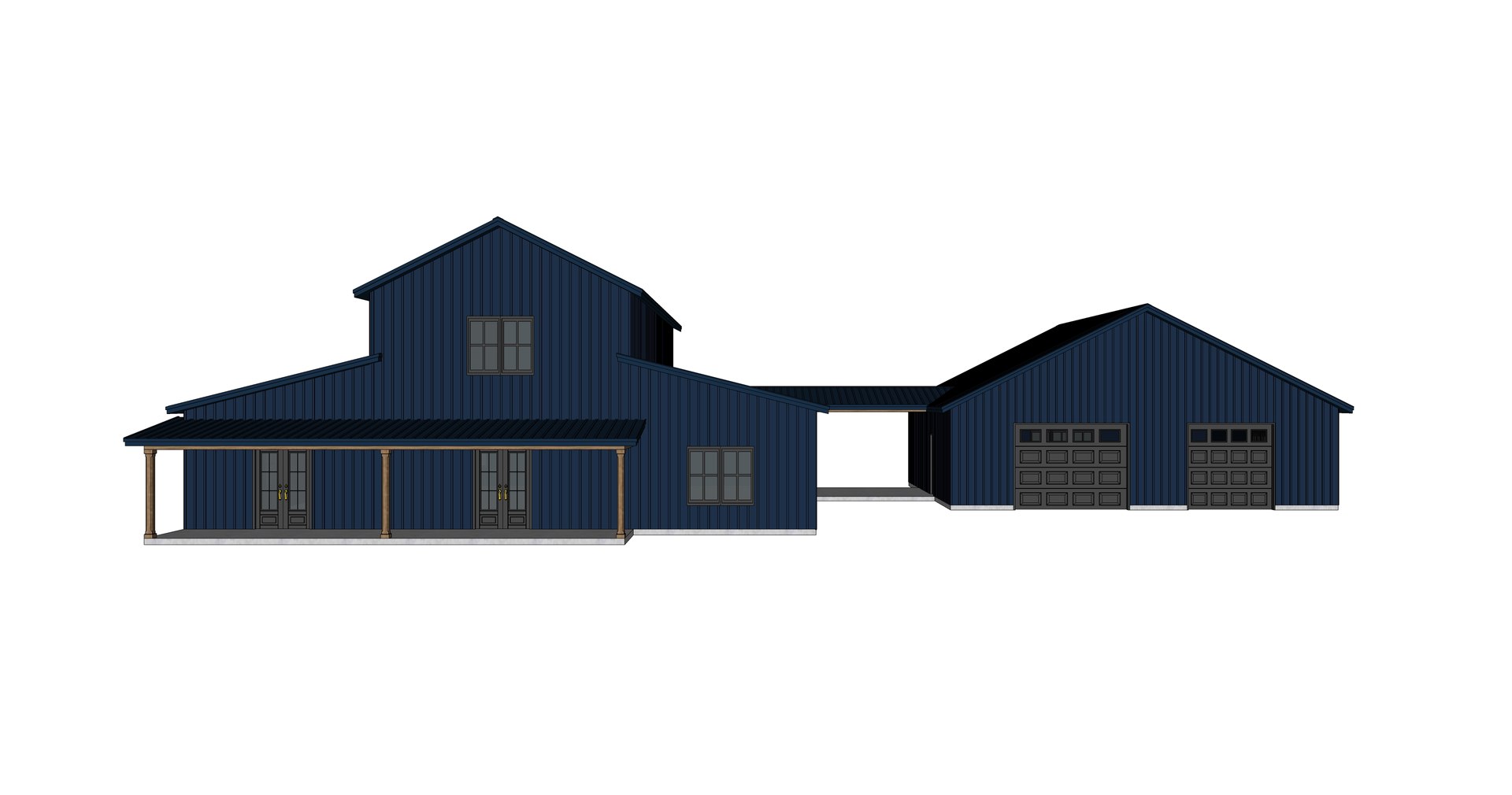 3D Barndominium House-83 - TurboSquid 2237687