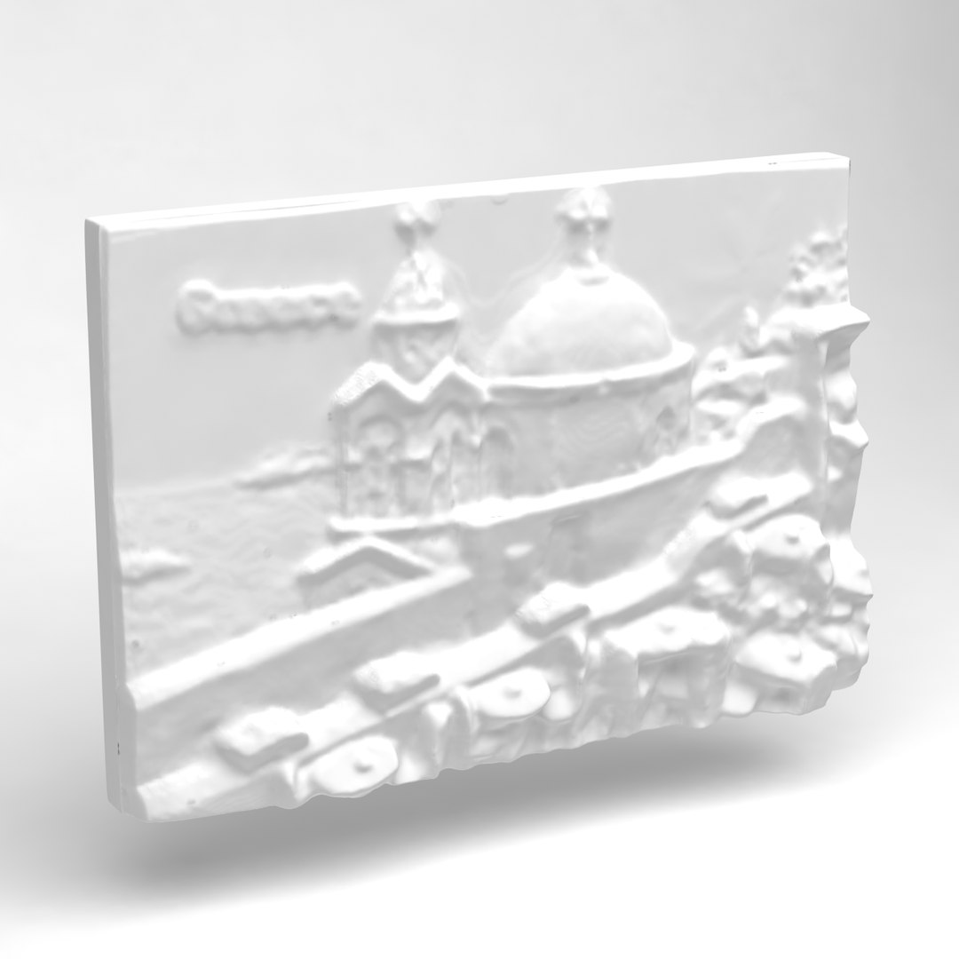 3d model greece magnet souvenir 2