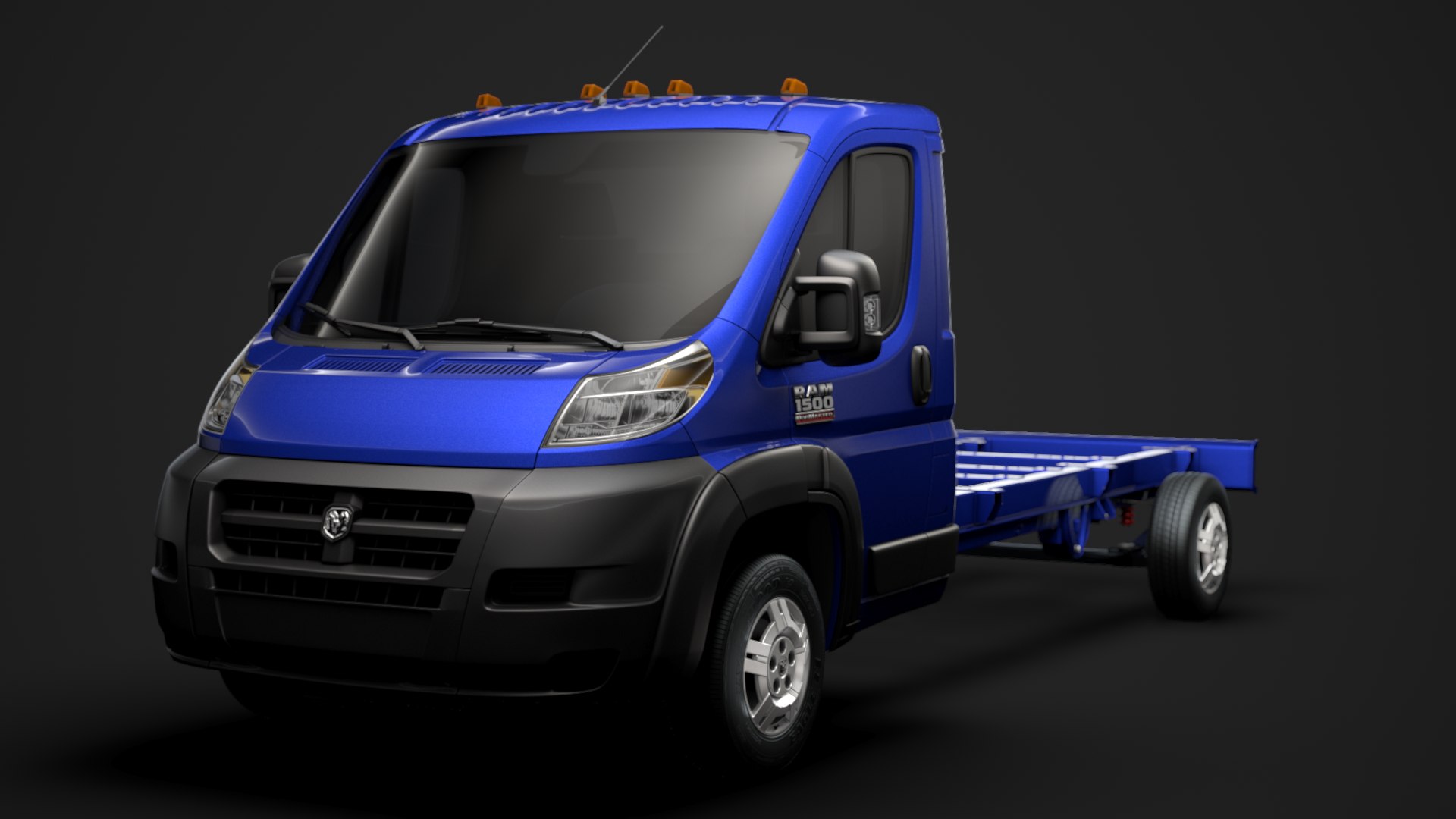 3D Ram Promaster Cargo Chassis Model - TurboSquid 1450972