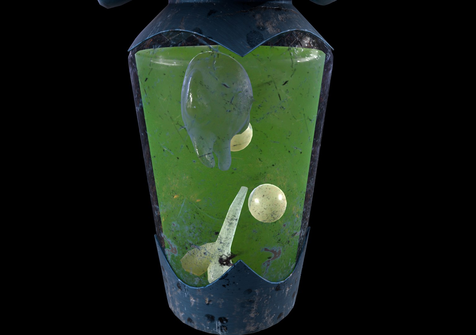 3D Cursed Bottle - TurboSquid 2380043