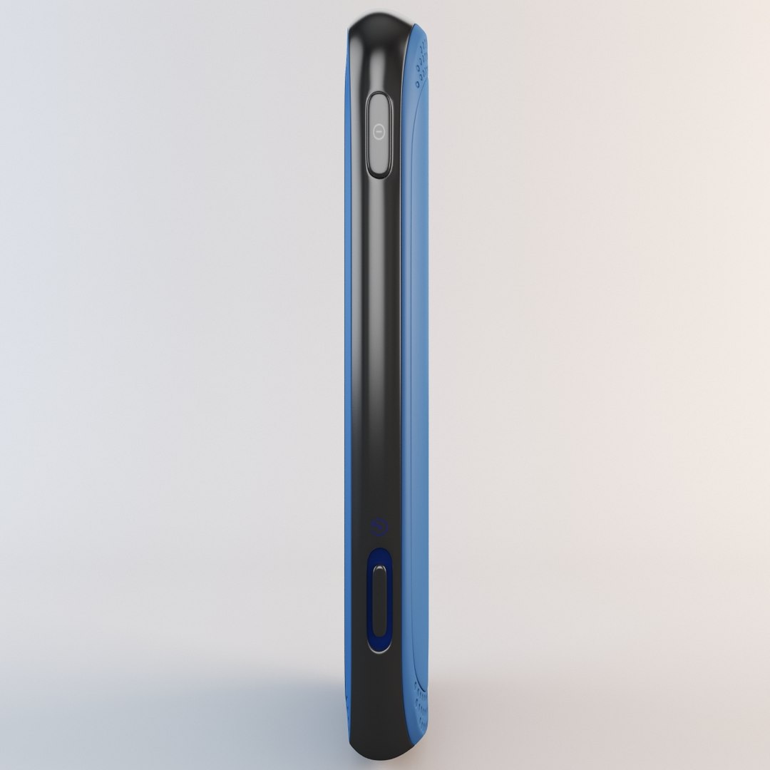 3dsmax Blue Samsung Galaxy Cellphone