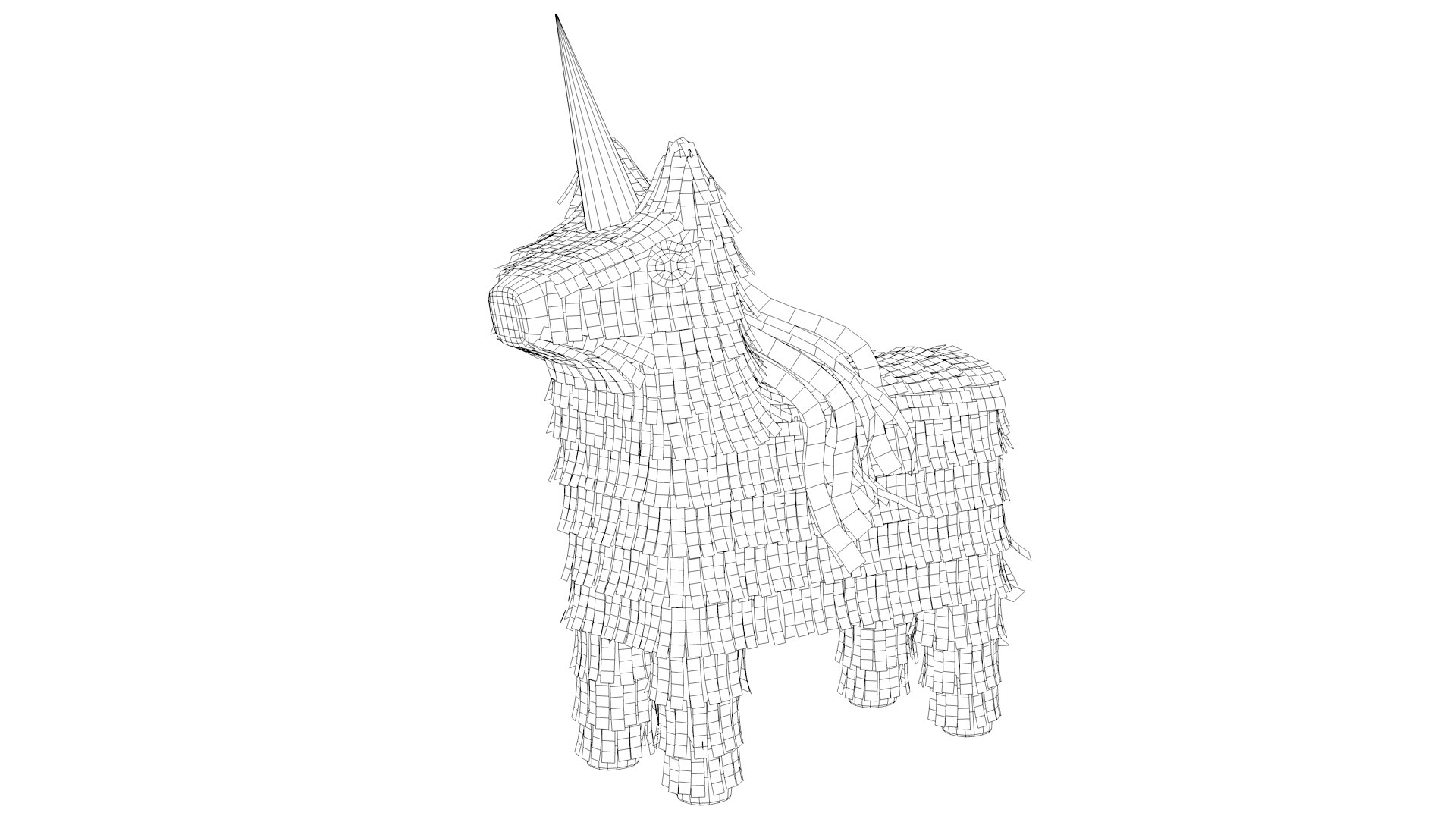 Unicorn Pinata Model - TurboSquid 1988581