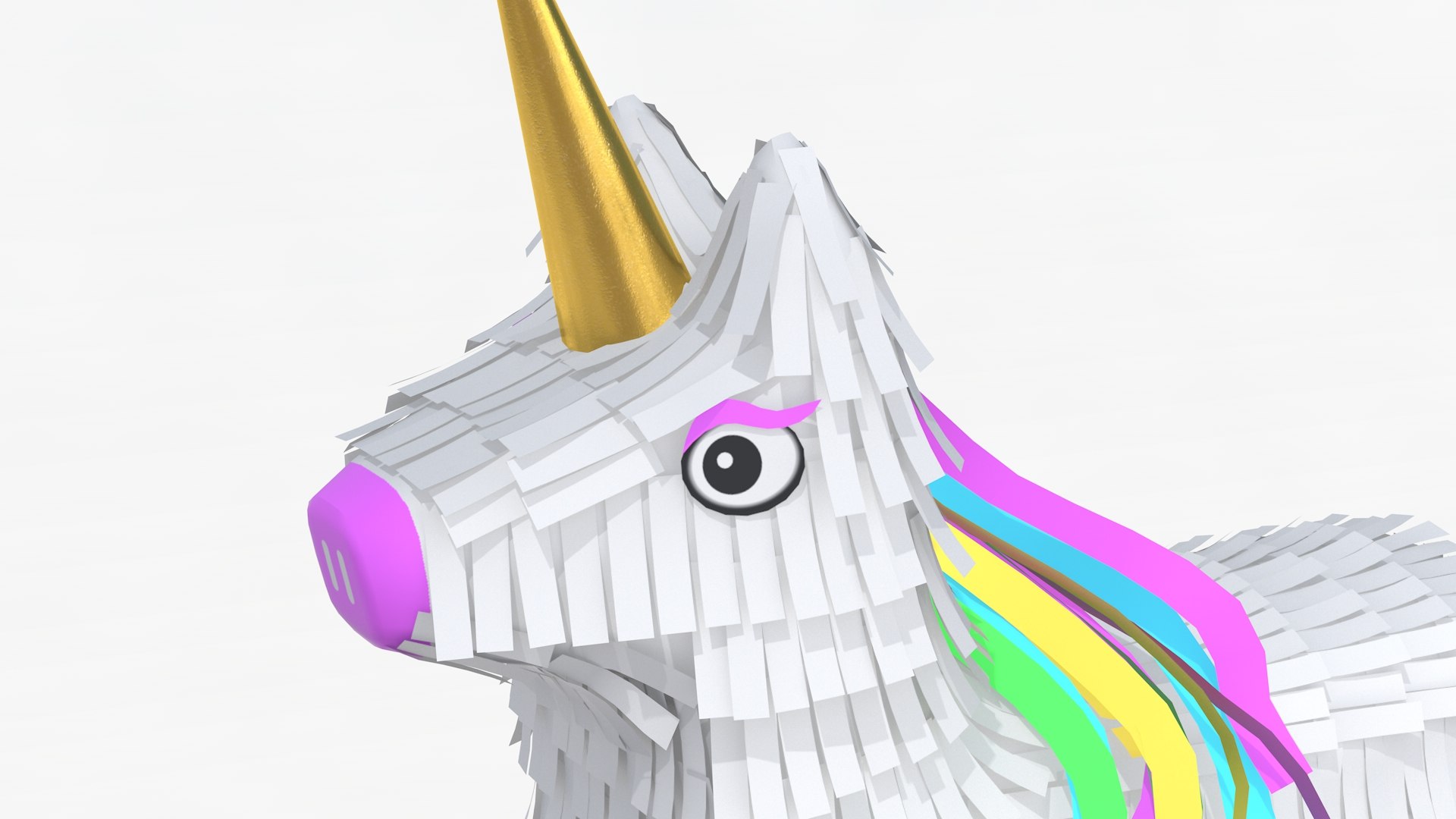 Unicorn Pinata Model - TurboSquid 1988581