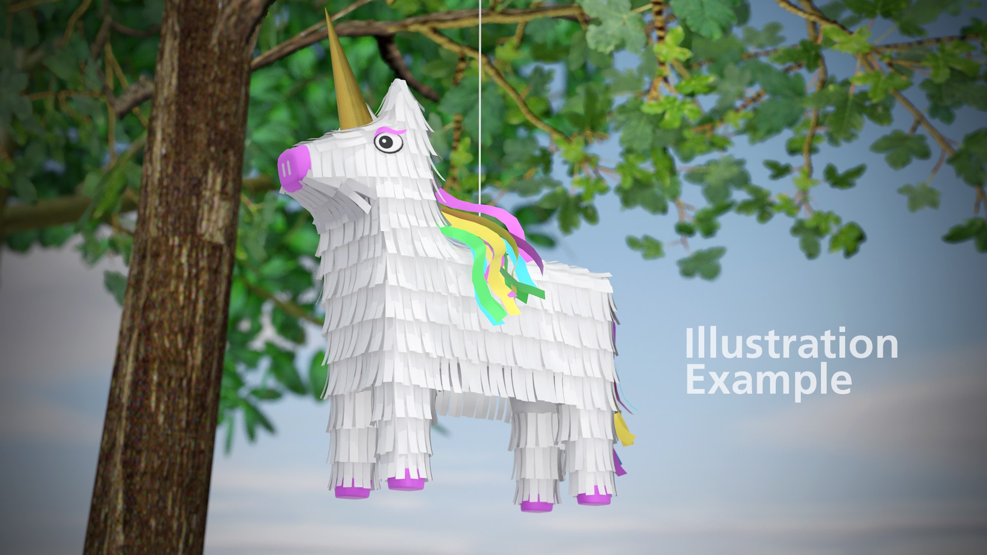 Unicorn Pinata Model - TurboSquid 1988581