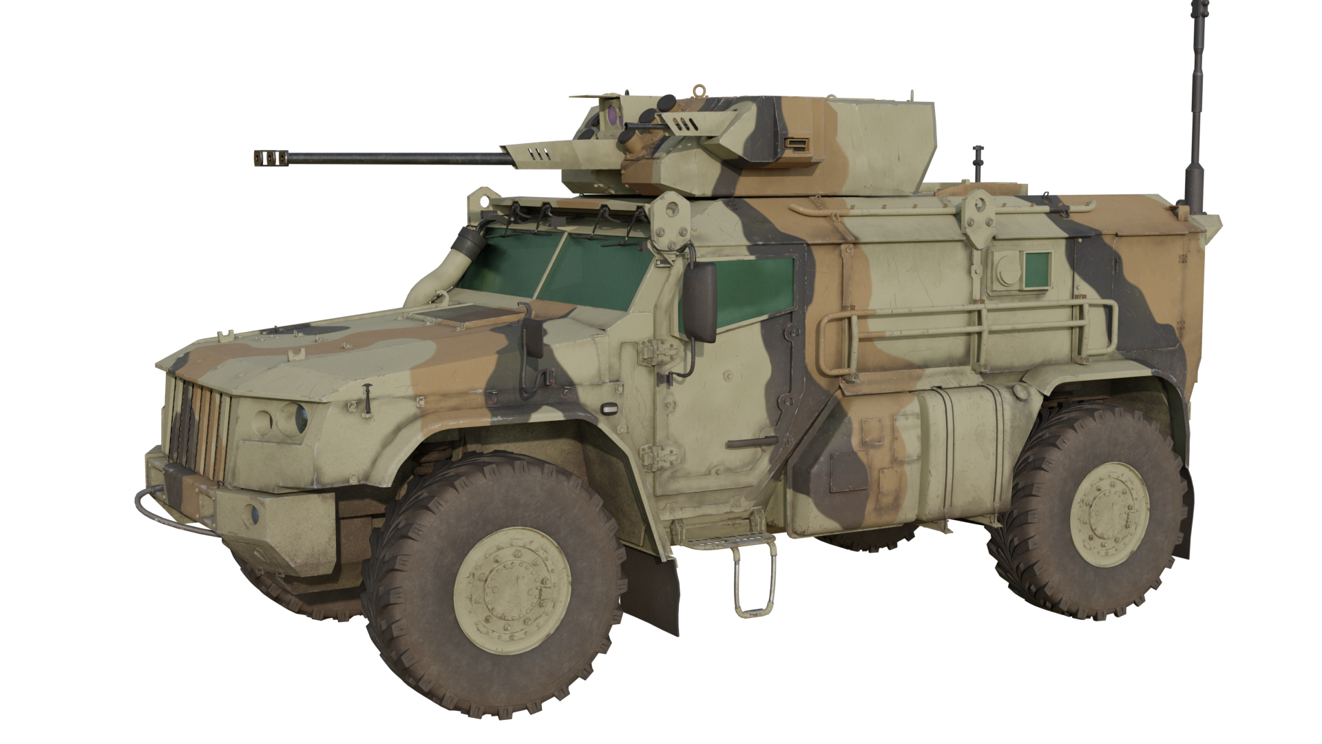 3D Typhoon VDV K-4836 Russian APC Full Interior PBR Game Ready Model ...