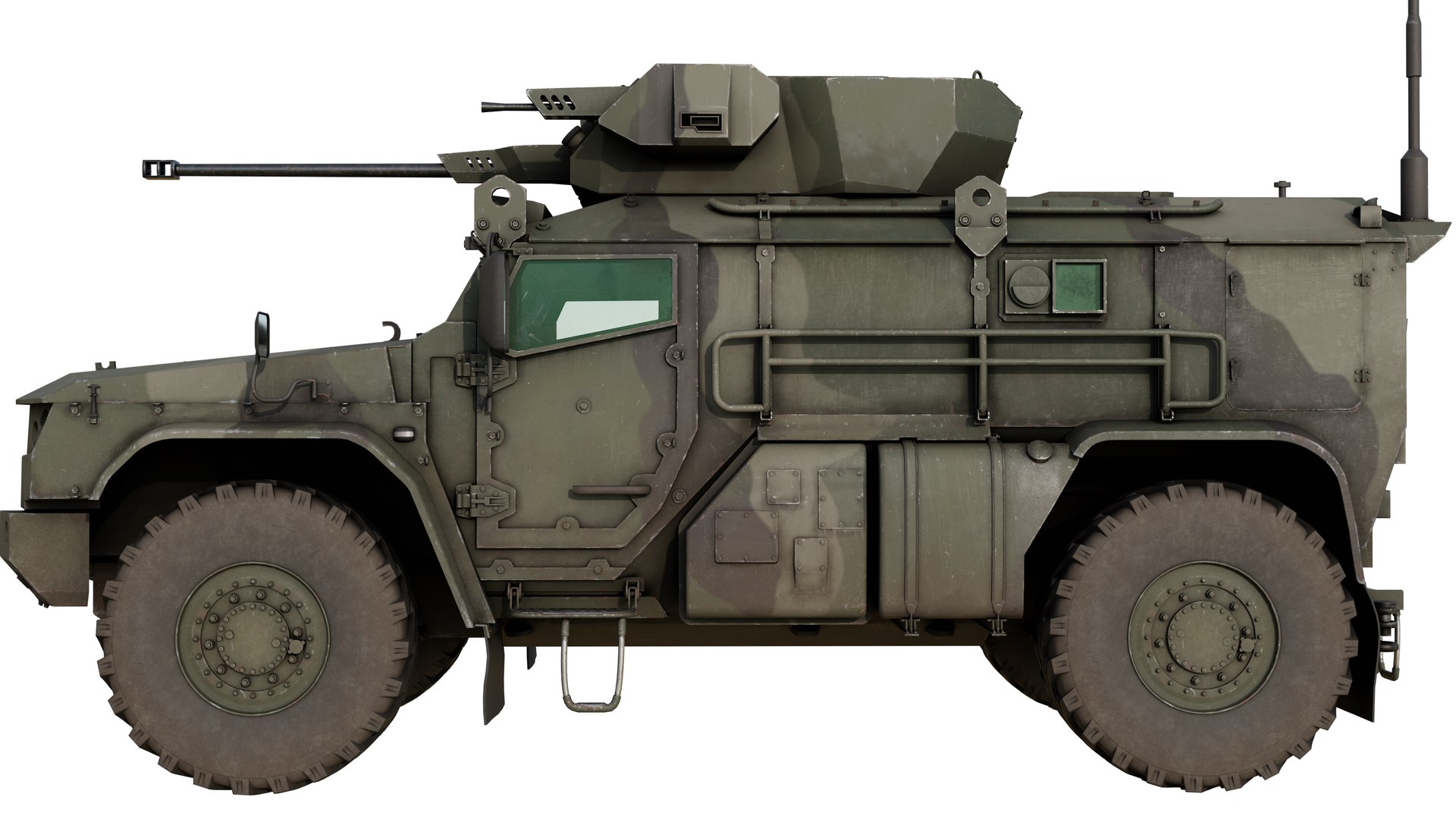 3D Typhoon VDV K-4836 Russian APC Full Interior PBR Game Ready Model ...