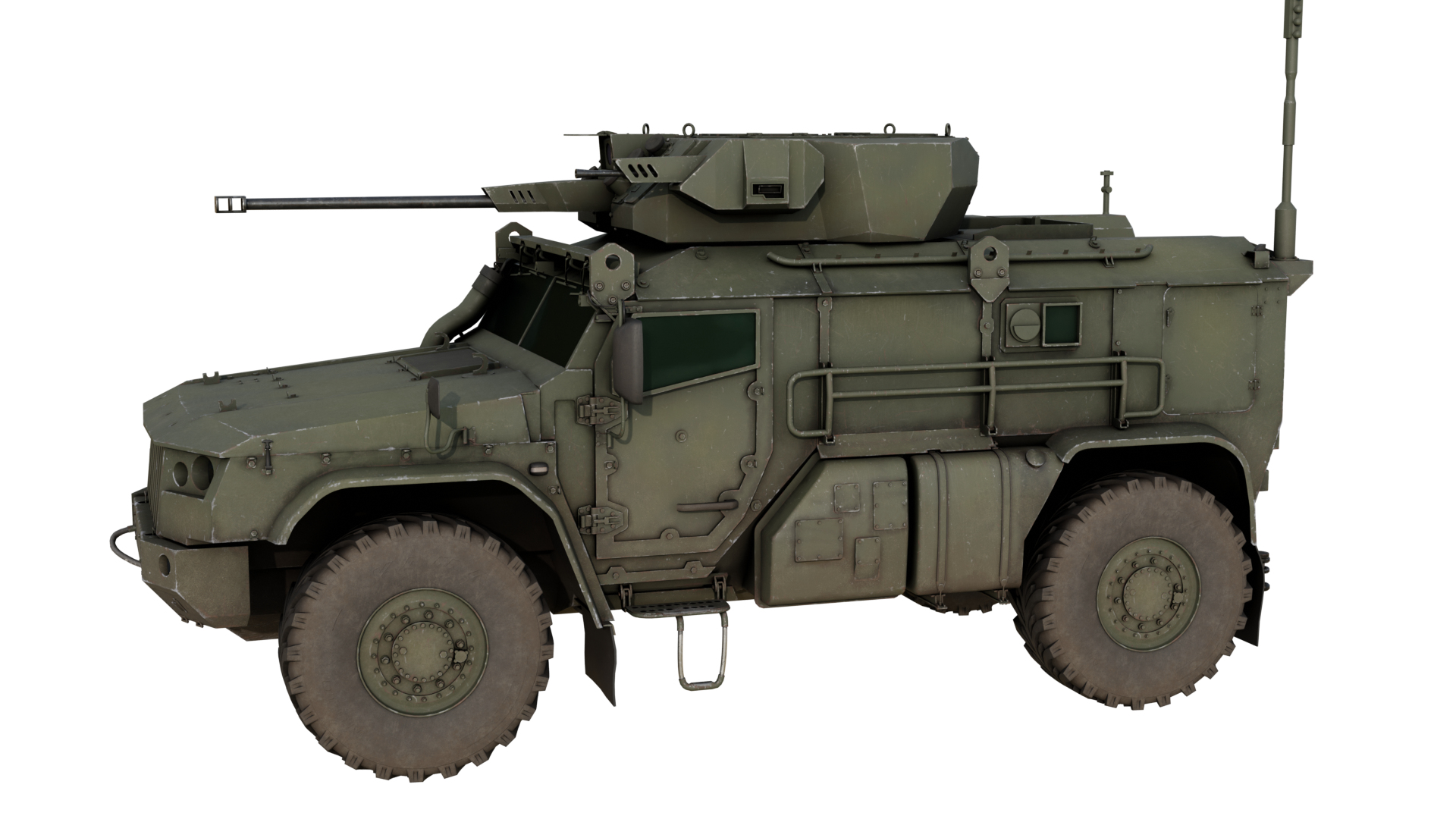 3D Typhoon VDV K-4836 Russian APC Full Interior PBR Game Ready Model ...