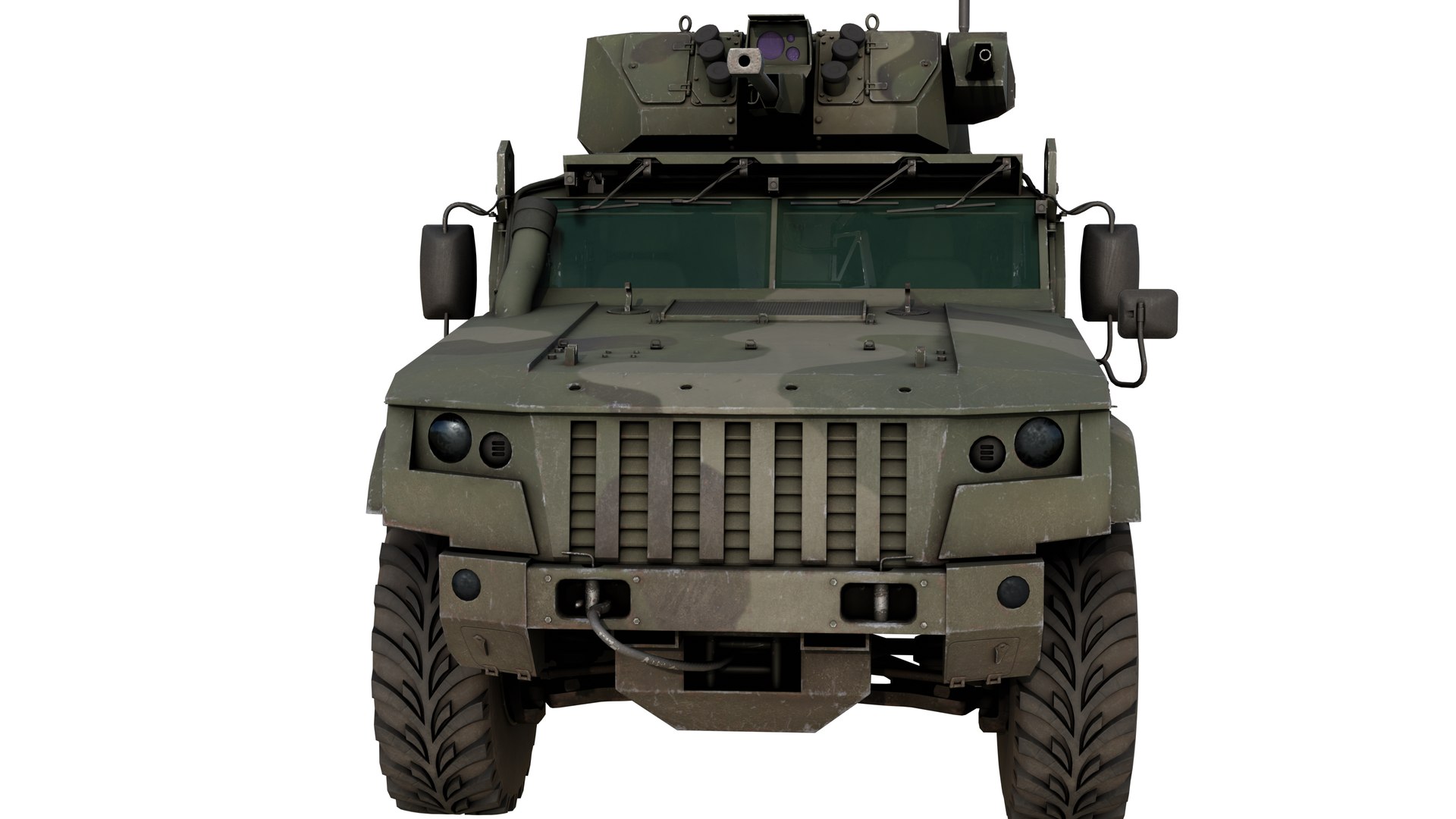 3D Typhoon VDV K-4836 Russian APC Full Interior PBR Game Ready Model ...