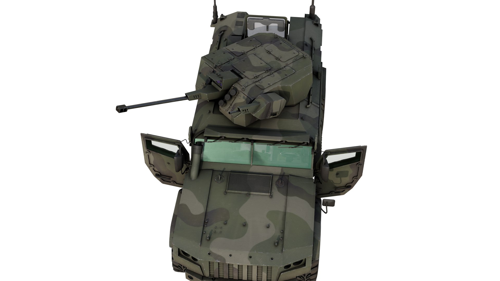 3D Typhoon VDV K-4836 Russian APC Full Interior PBR Game Ready Model ...