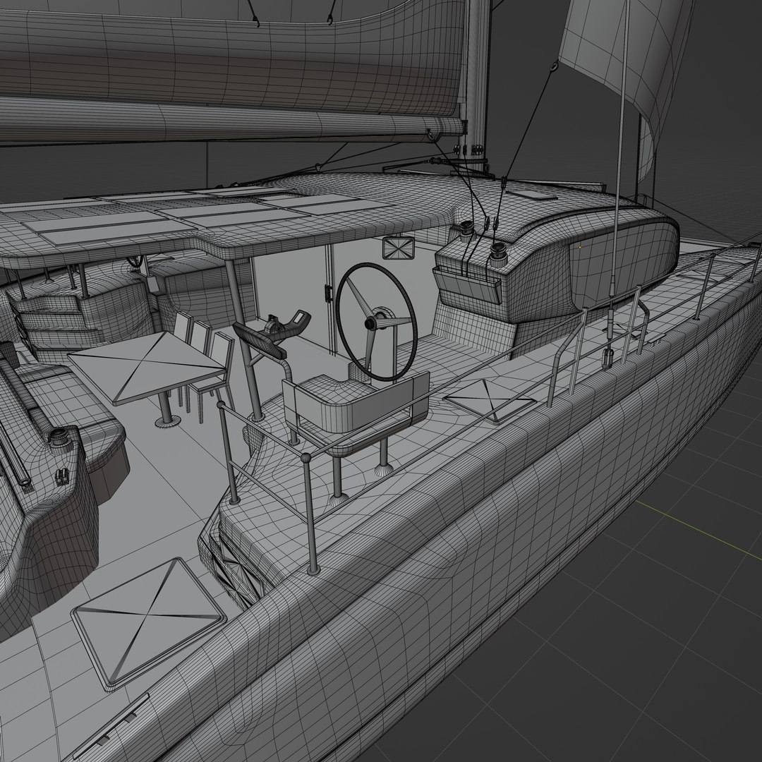 Qutremer 55 3D Catamaran 3D Model - TurboSquid 2056783