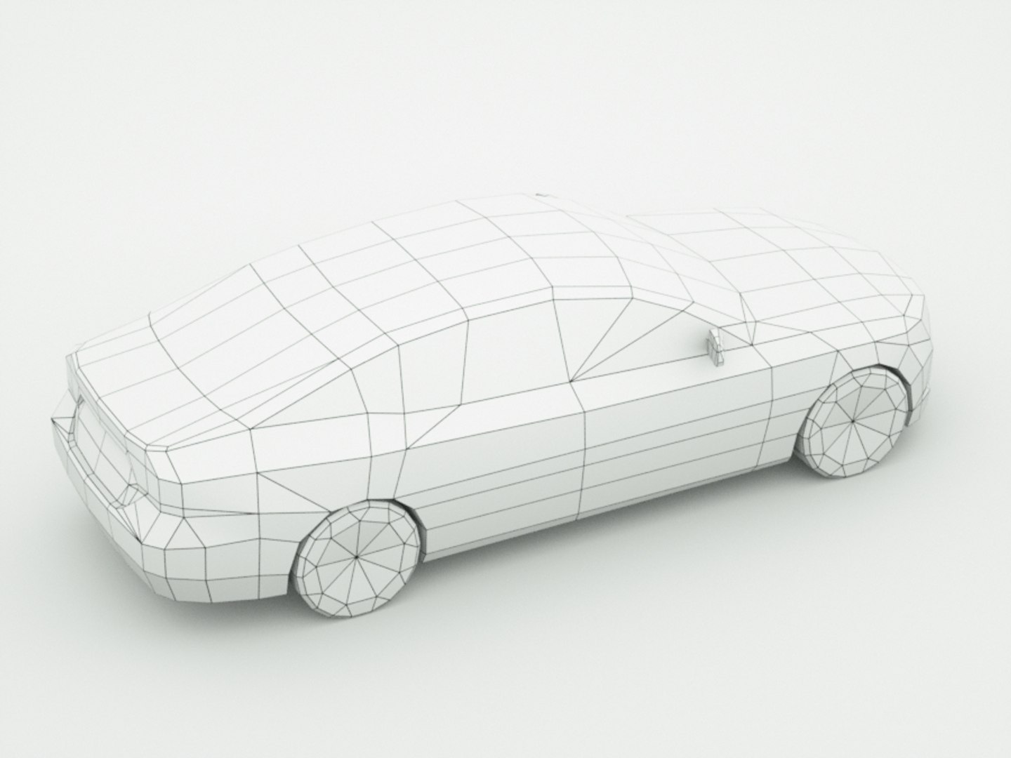 3d Model Generic Sedan V12